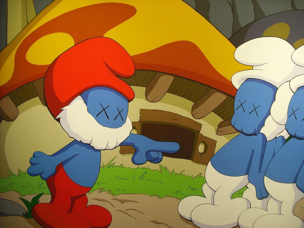 Kaws Smurfs Wallpapers - Top Free Kaws Smurfs Backgrounds - WallpaperAccess