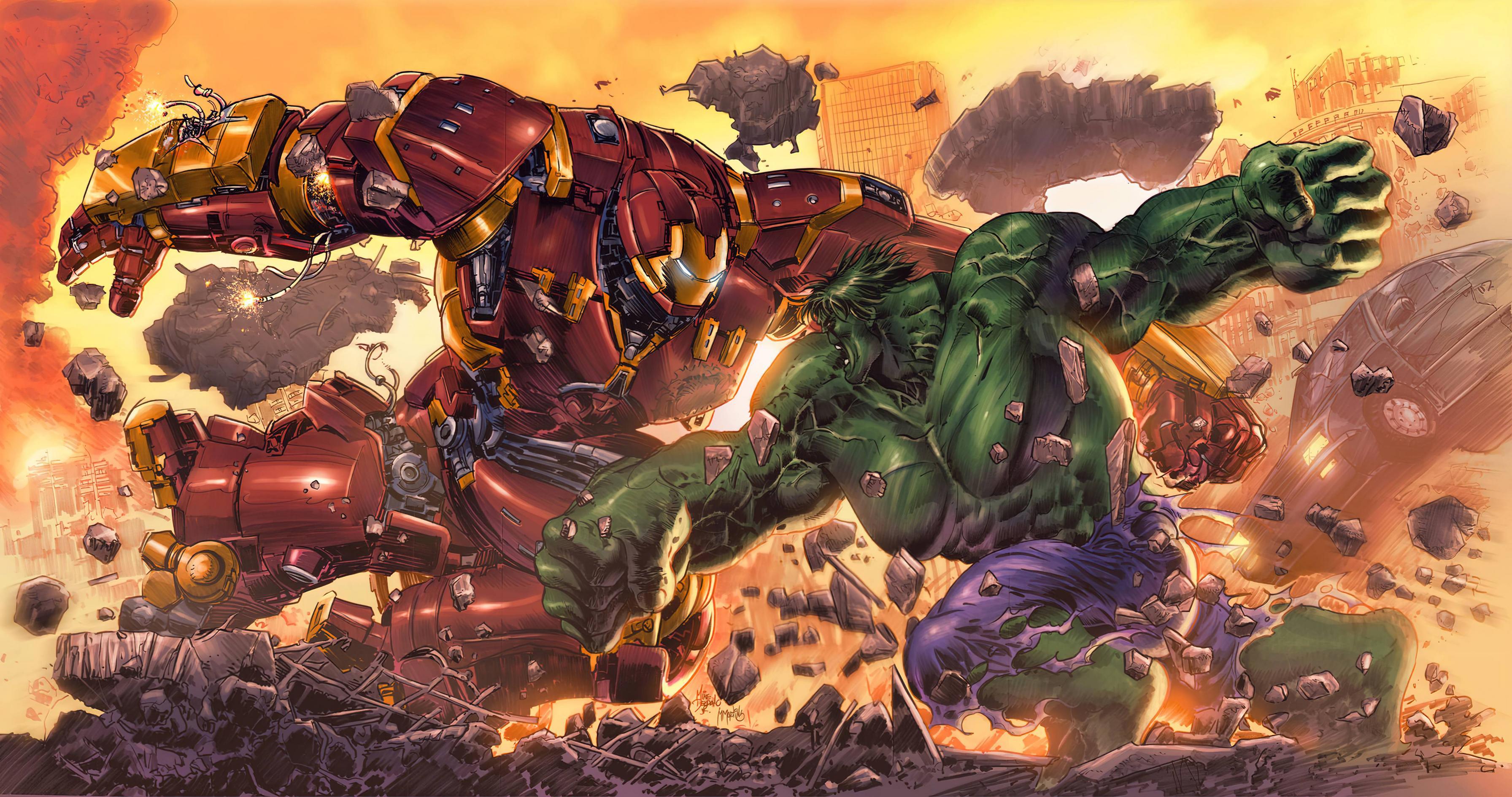 Hulkbuster vs Hulk Wallpapers - Top Free Hulkbuster vs Hulk Backgrounds ...