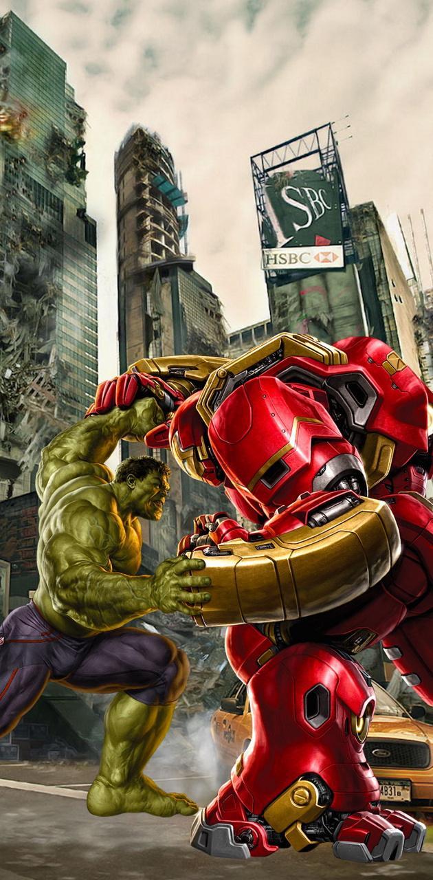 Hulkbuster vs Hulk Wallpapers - Top Free Hulkbuster vs Hulk Backgrounds ...