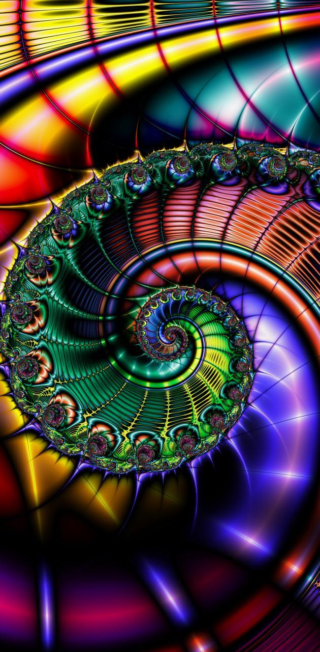 Rainbow Fractal Wallpapers - Top Free Rainbow Fractal Backgrounds ...