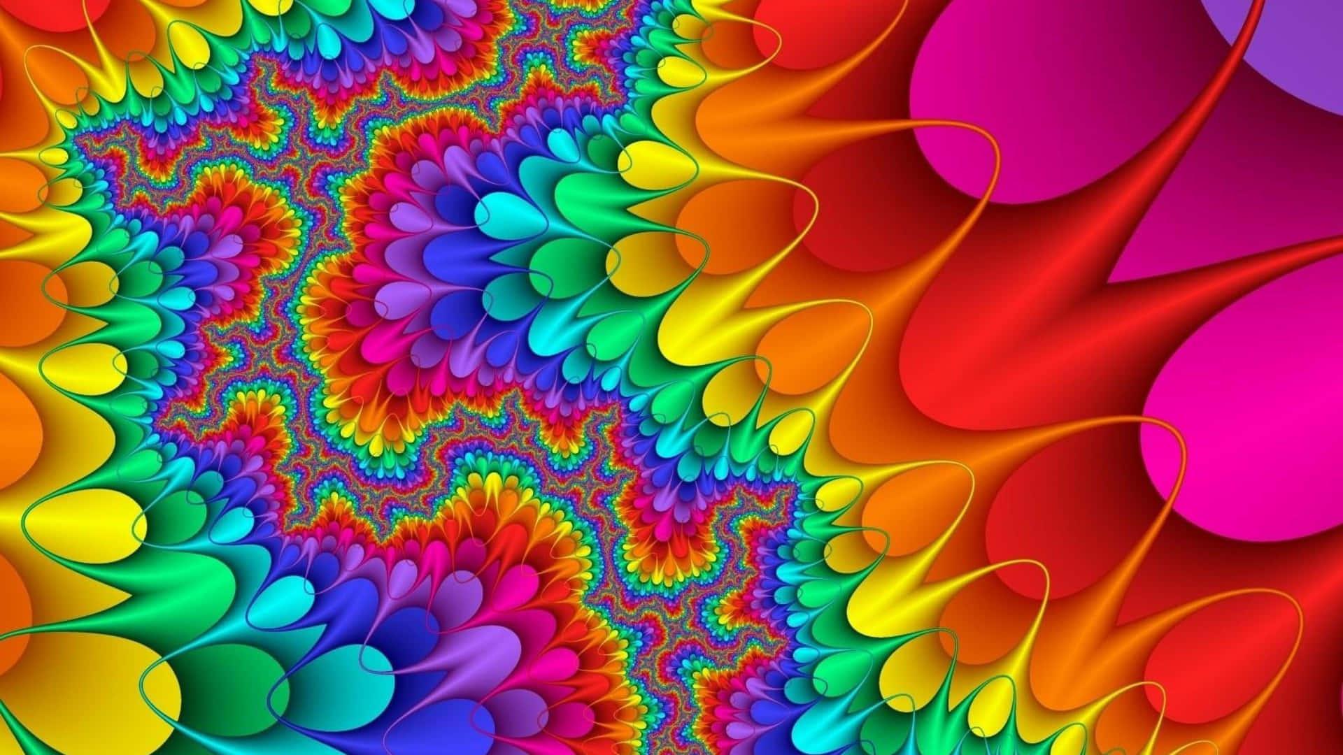 Rainbow Fractal Wallpapers - Top Free Rainbow Fractal Backgrounds ...