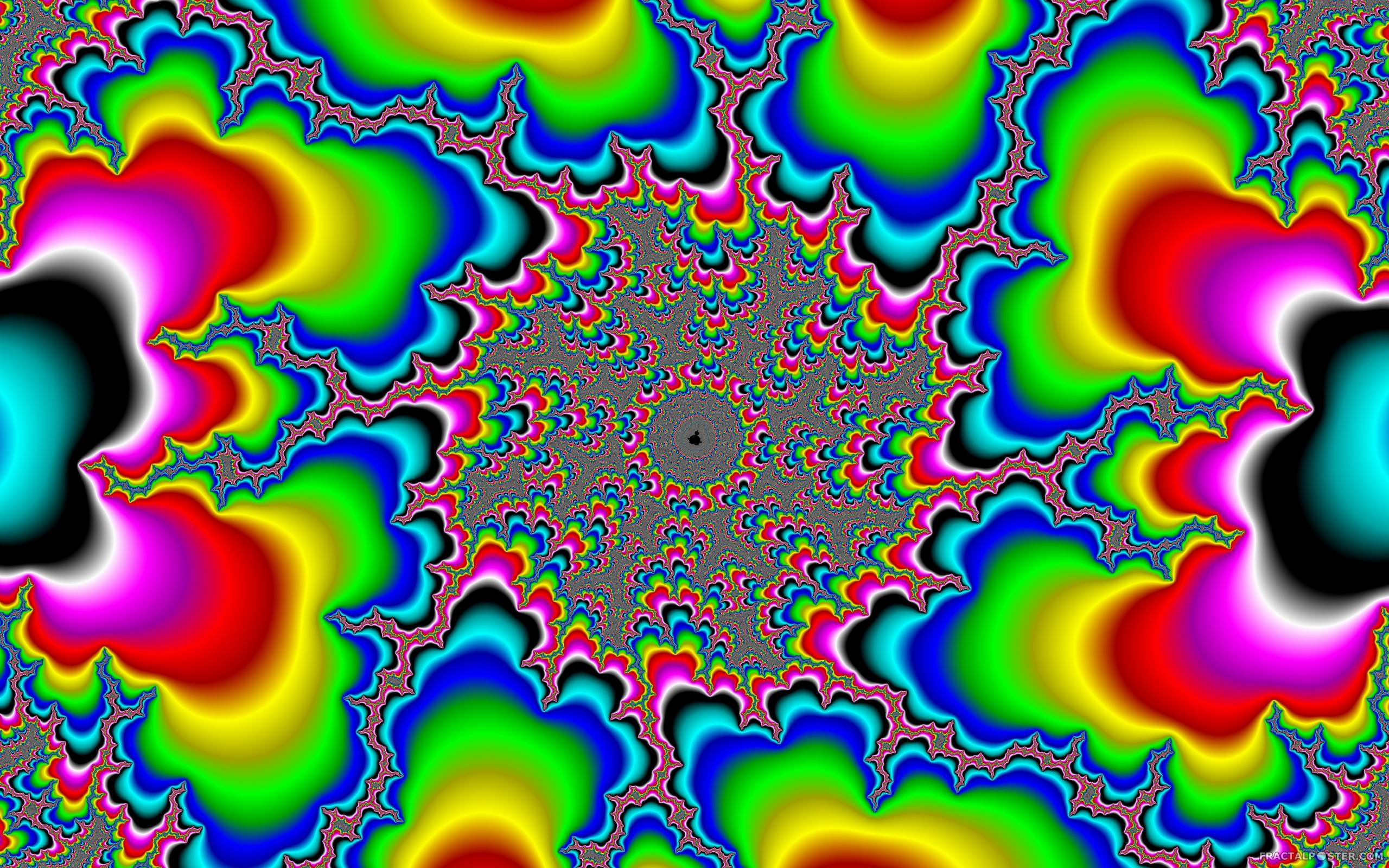 Rainbow Fractal Wallpapers - Top Free Rainbow Fractal Backgrounds ...