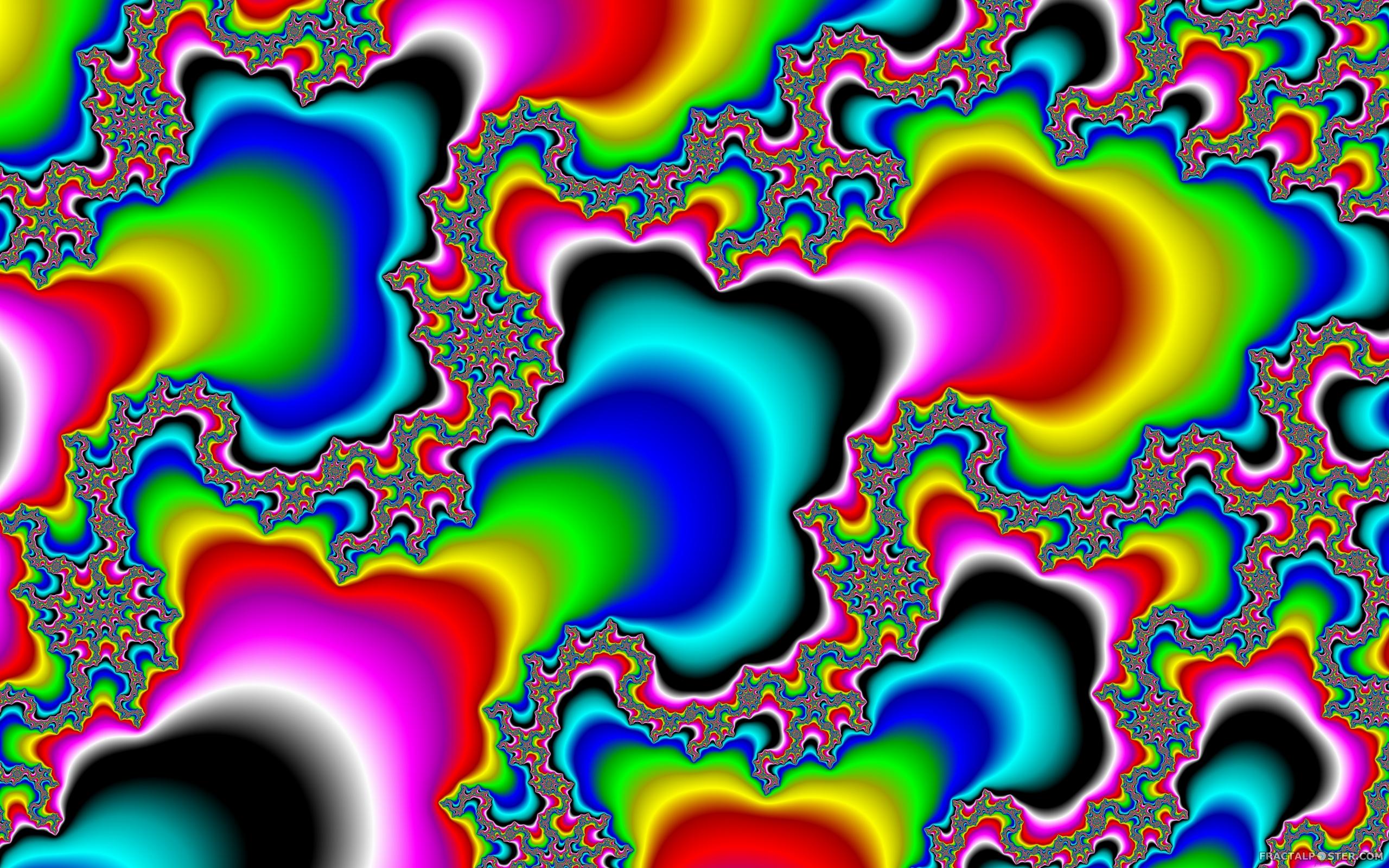 Rainbow Fractal Wallpapers - Top Free Rainbow Fractal Backgrounds ...