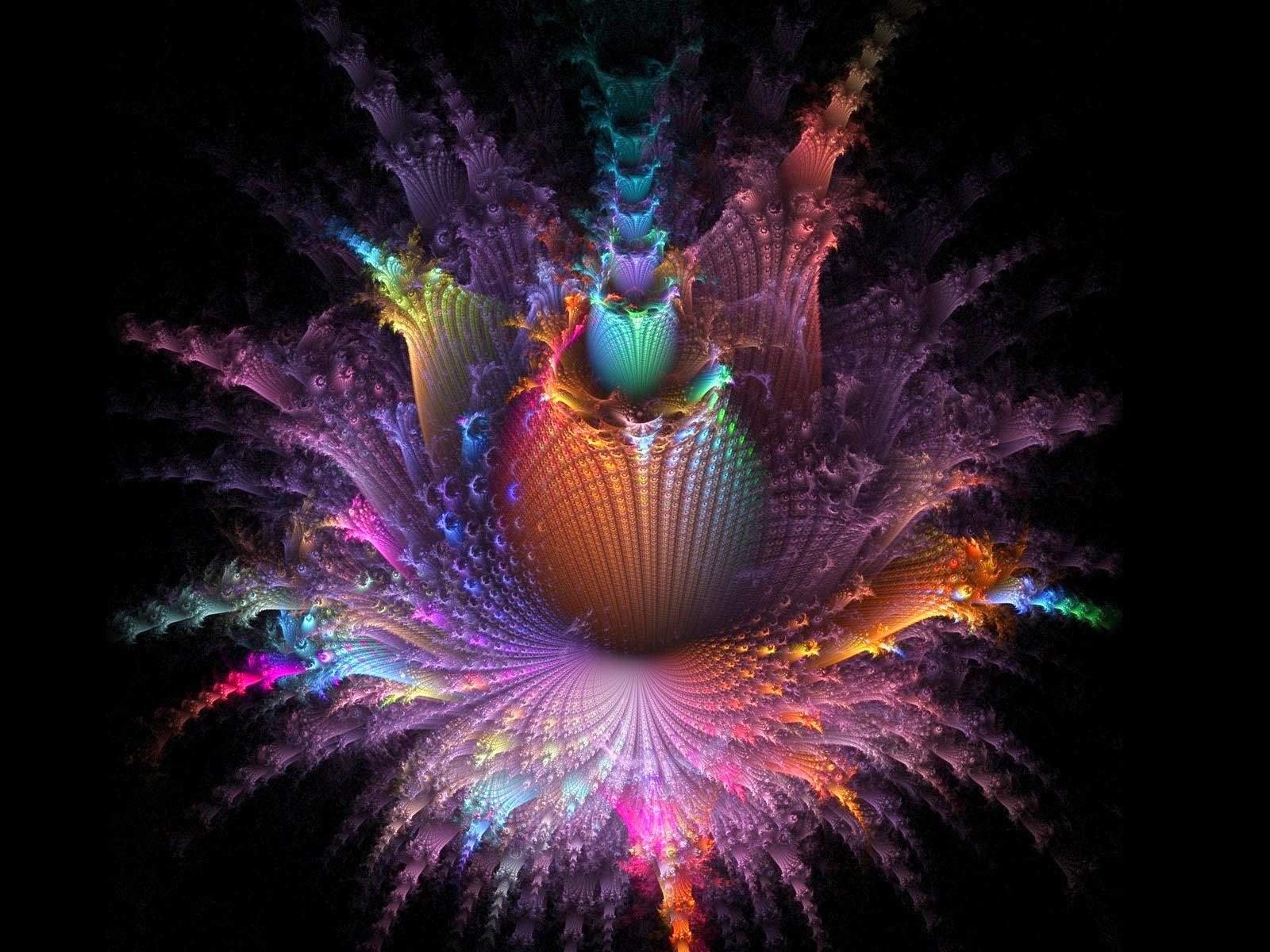 Rainbow Fractal Wallpapers - Top Free Rainbow Fractal Backgrounds ...