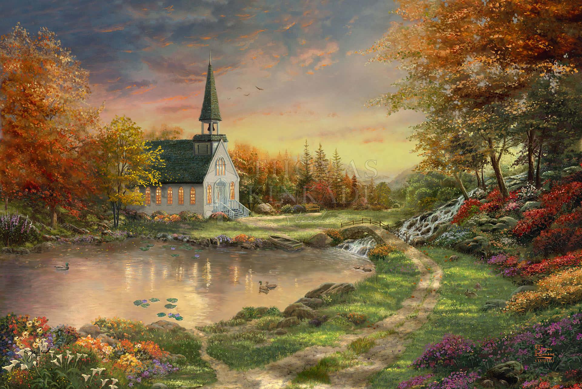 Thomas Kinkade Thanksgiving Wallpapers - Top Free Thomas Kinkade ...