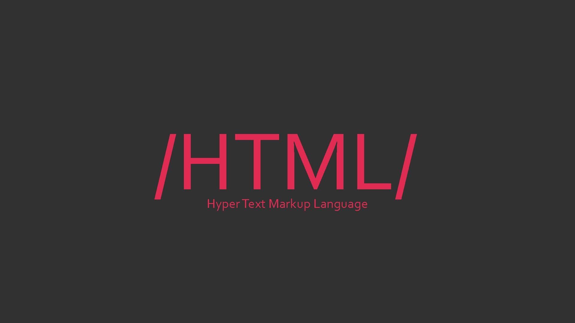 HTML Logo Wallpapers - Top Free HTML Logo Backgrounds - WallpaperAccess