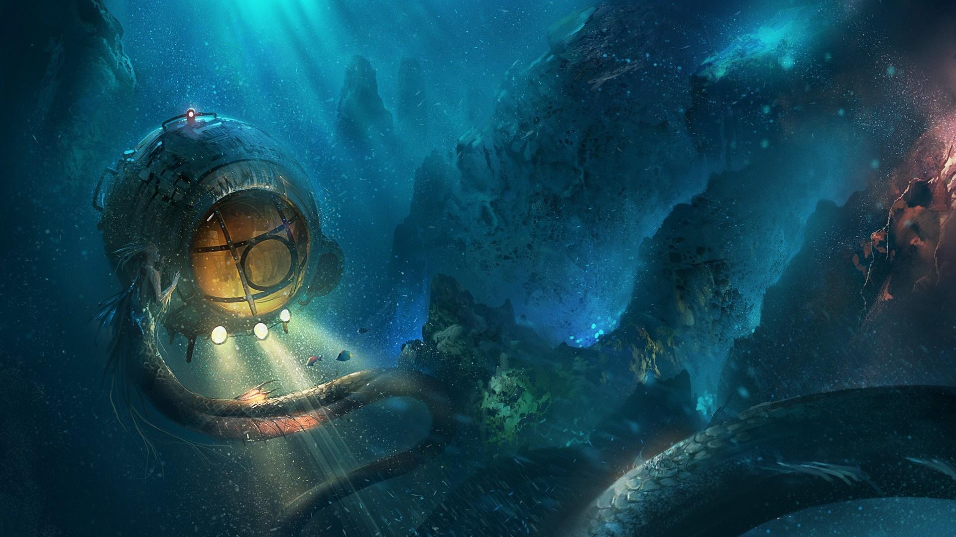 Ocean Drawing Wallpapers - Top Free Ocean Drawing Backgrounds ...