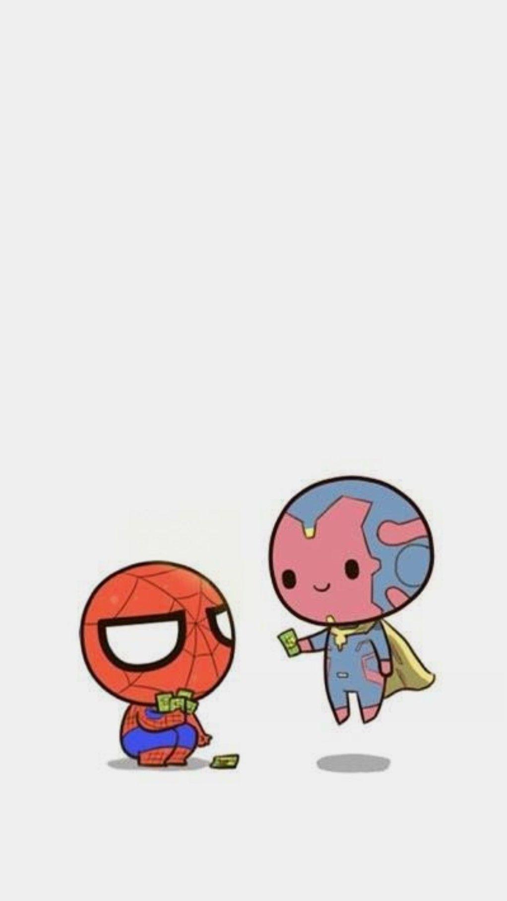 Cute Cartoon Marvel Wallpapers - Top Free Cute Cartoon Marvel ...