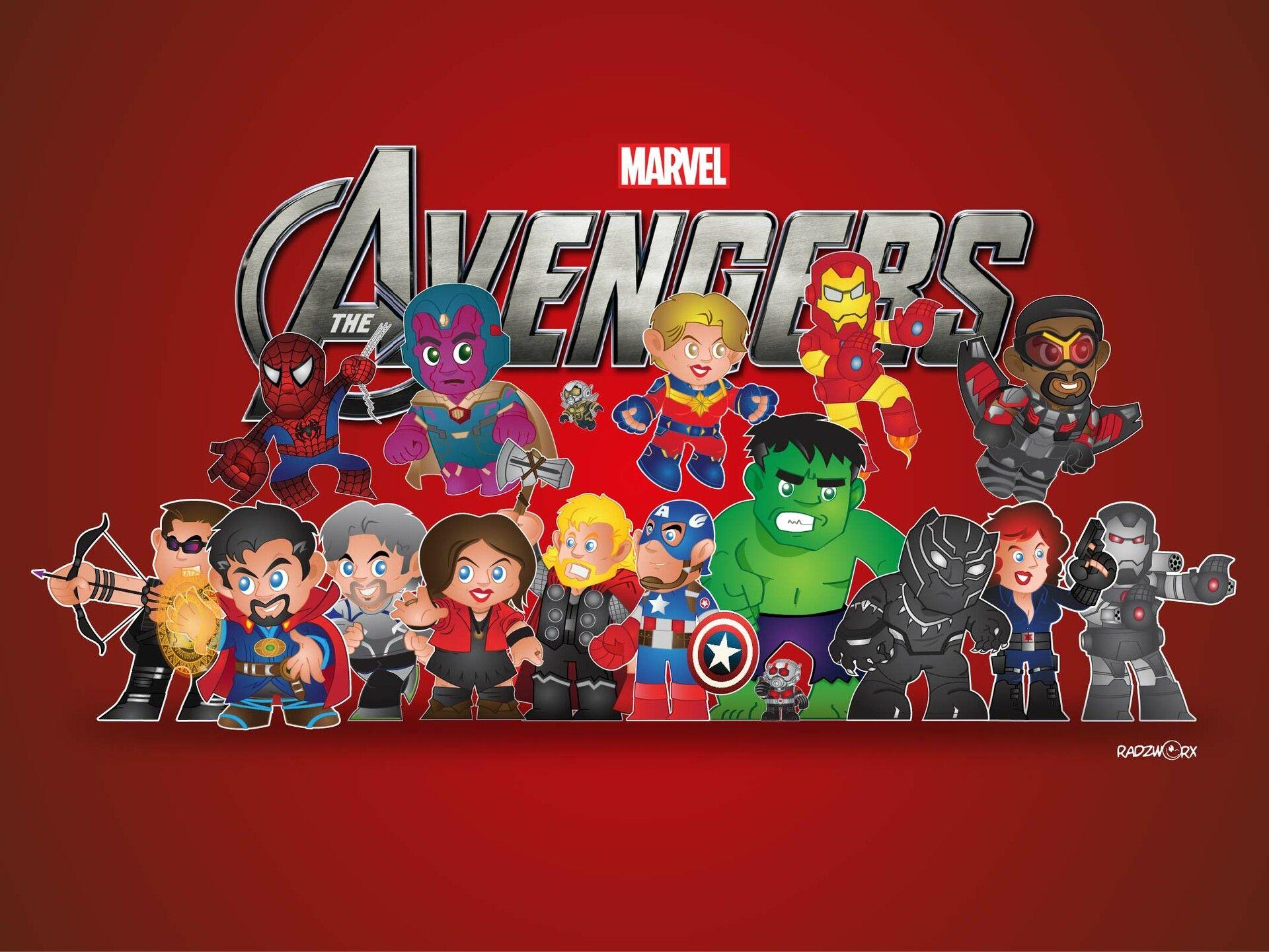 Cute Cartoon Marvel Wallpapers - Top Free Cute Cartoon Marvel ...