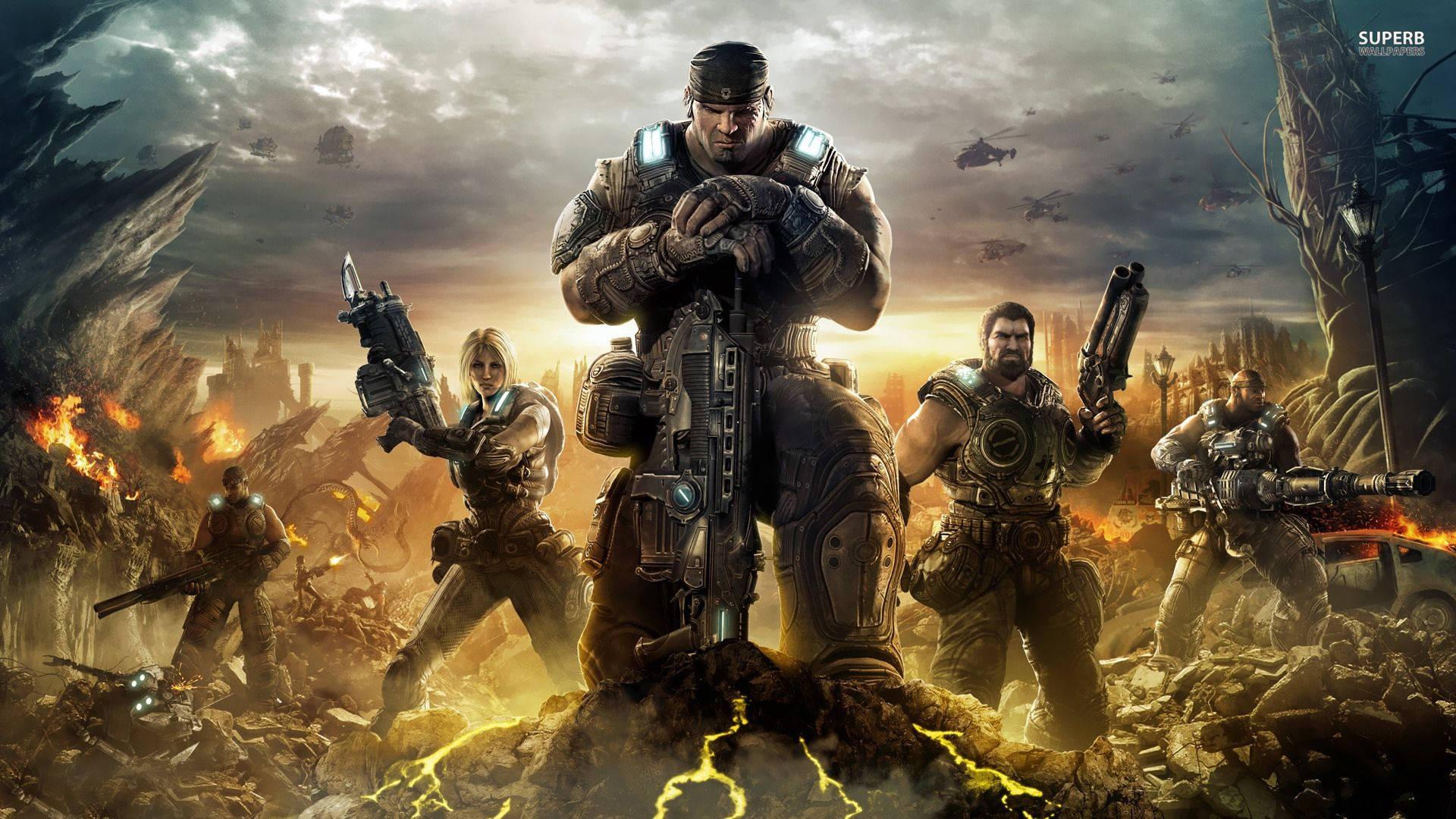 Gears of War Desktop Wallpapers - Top Free Gears of War Desktop Backgrounds - WallpaperAccess