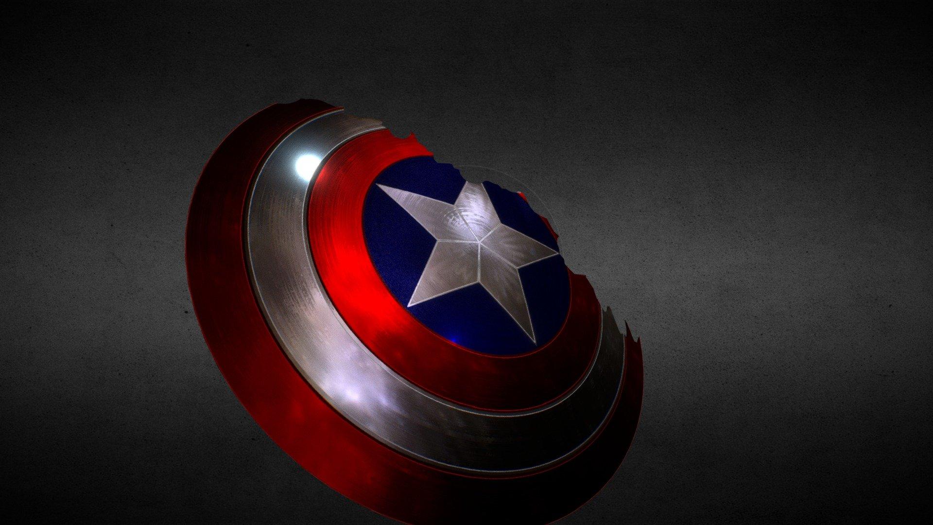 Captain America Broken Shield Wallpapers - Top Free Captain America ...