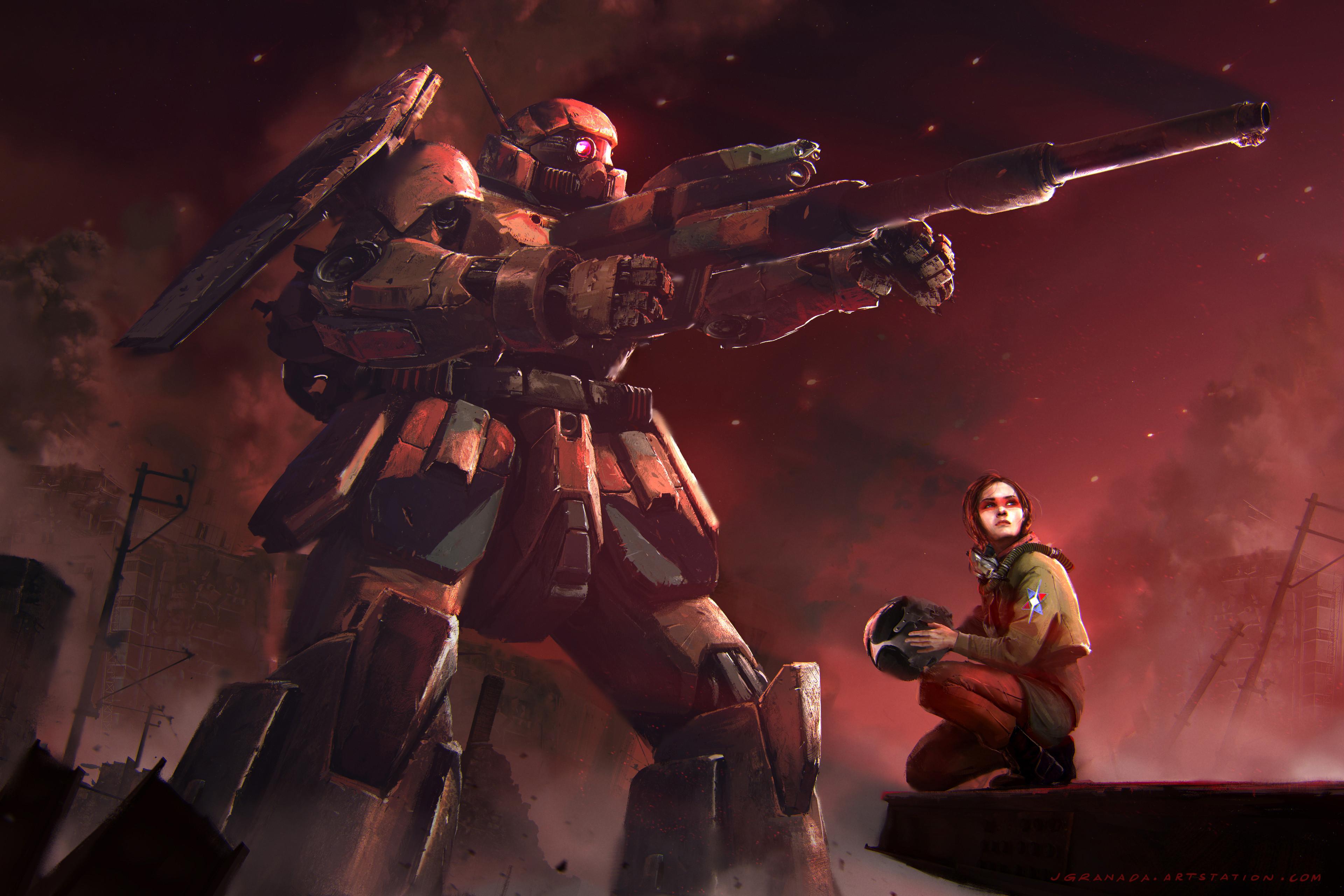 Red Mecha Wallpapers - Top Free Red Mecha Backgrounds - WallpaperAccess