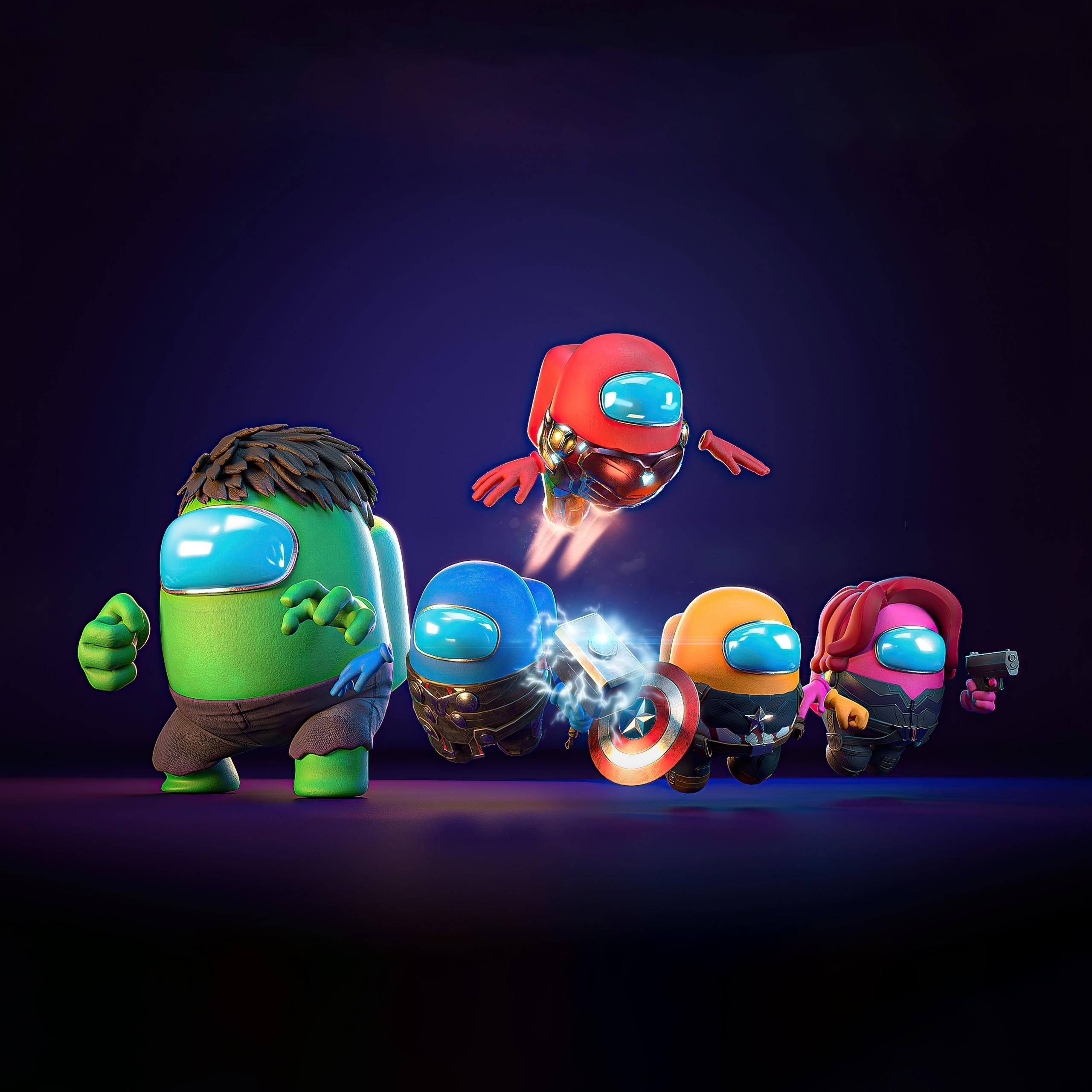 Neon Among Us Wallpapers - Top Free Neon Among Us Backgrounds ...
