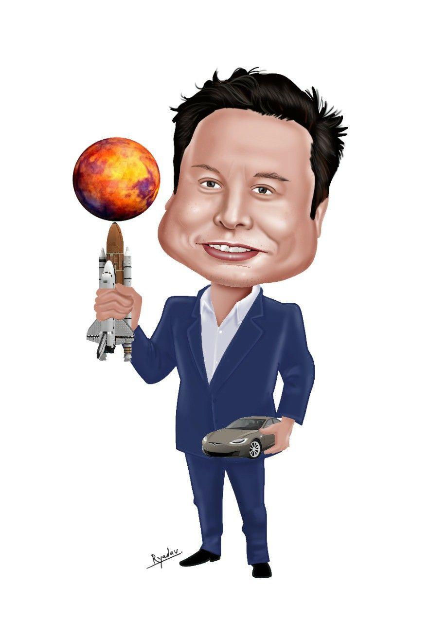 Elon Musk Cartoon Wallpapers - Top Free Elon Musk Cartoon Backgrounds ...