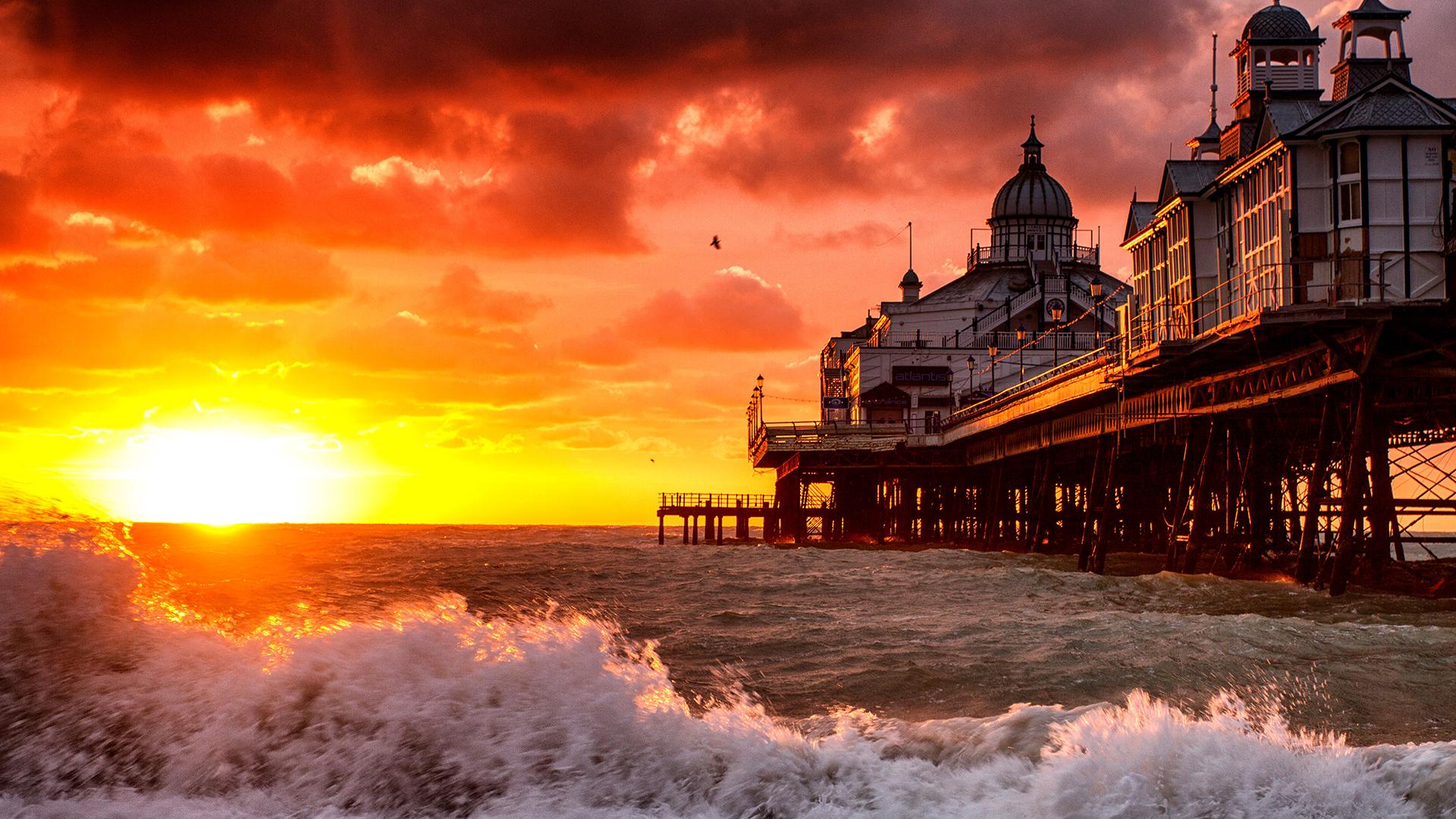 Pier Beach Wallpapers - Top Free Pier Beach Backgrounds - WallpaperAccess