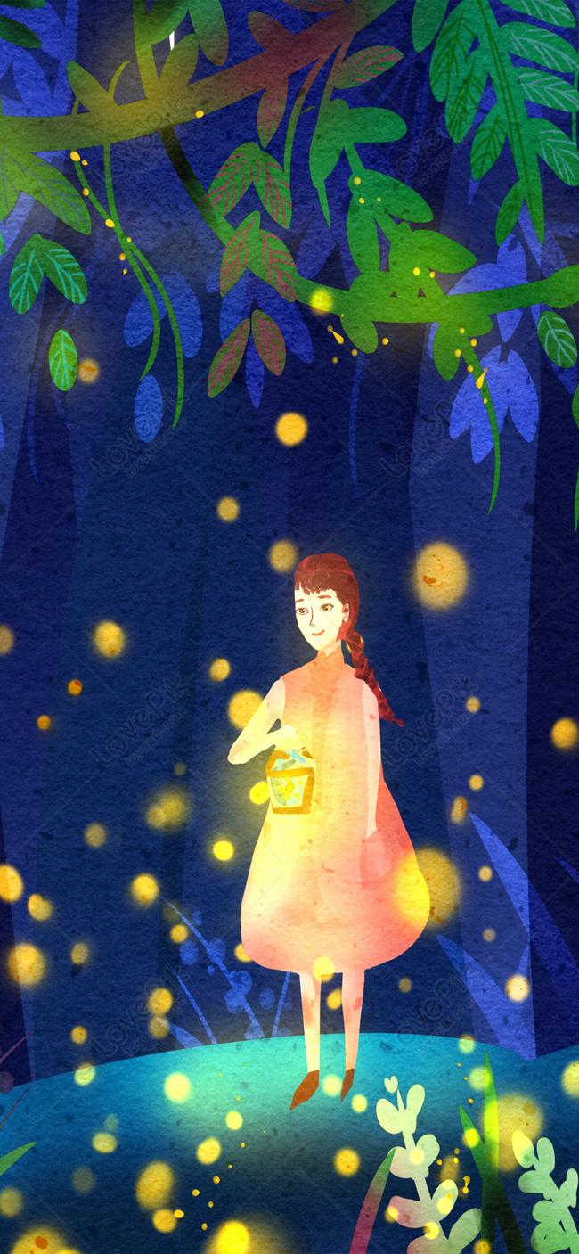 Firefly Forest Wallpapers - Top Free Firefly Forest Backgrounds - WallpaperAccess