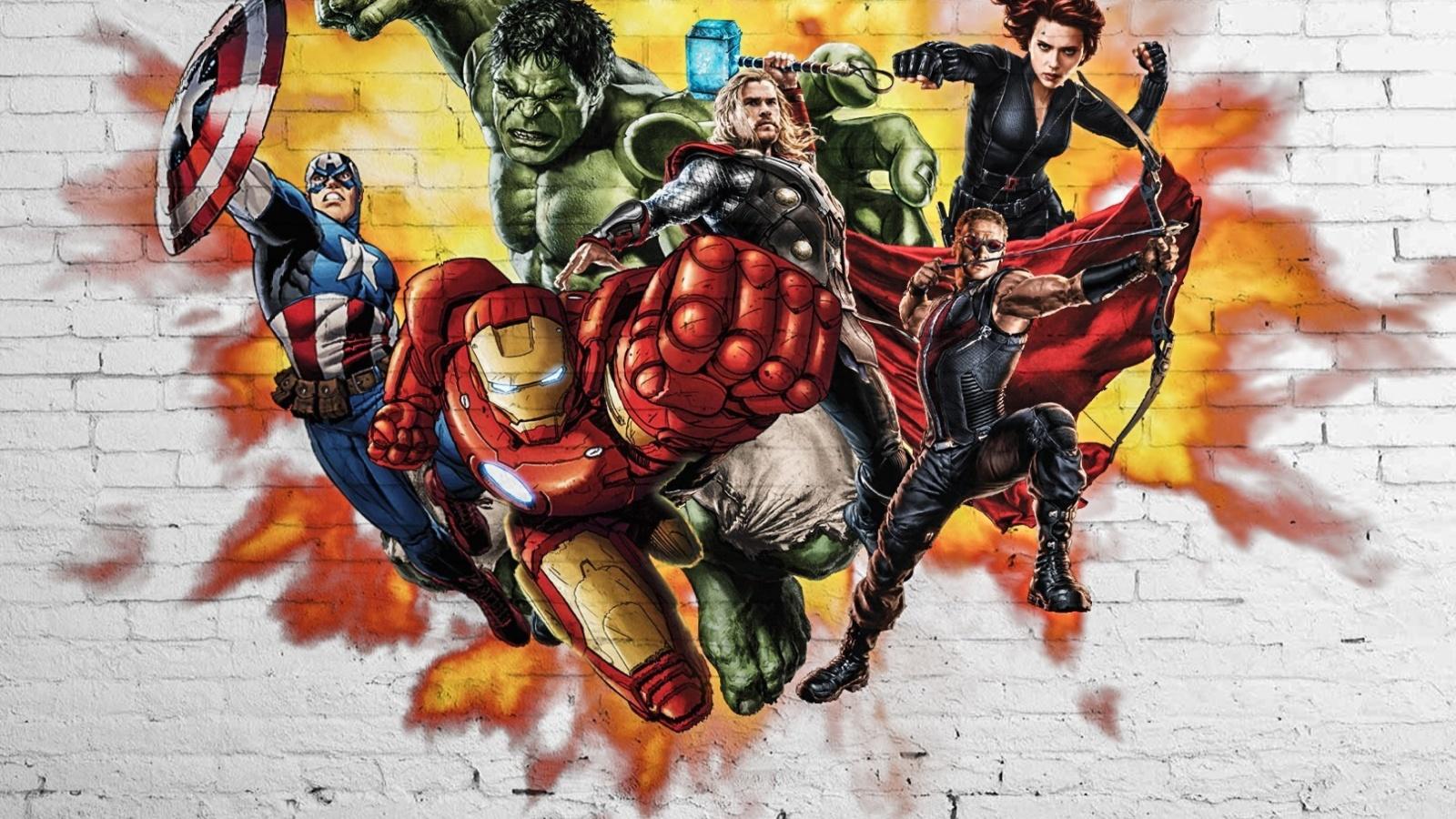 Avengers Graffiti Wallpapers - Top Free Avengers Graffiti Backgrounds ...