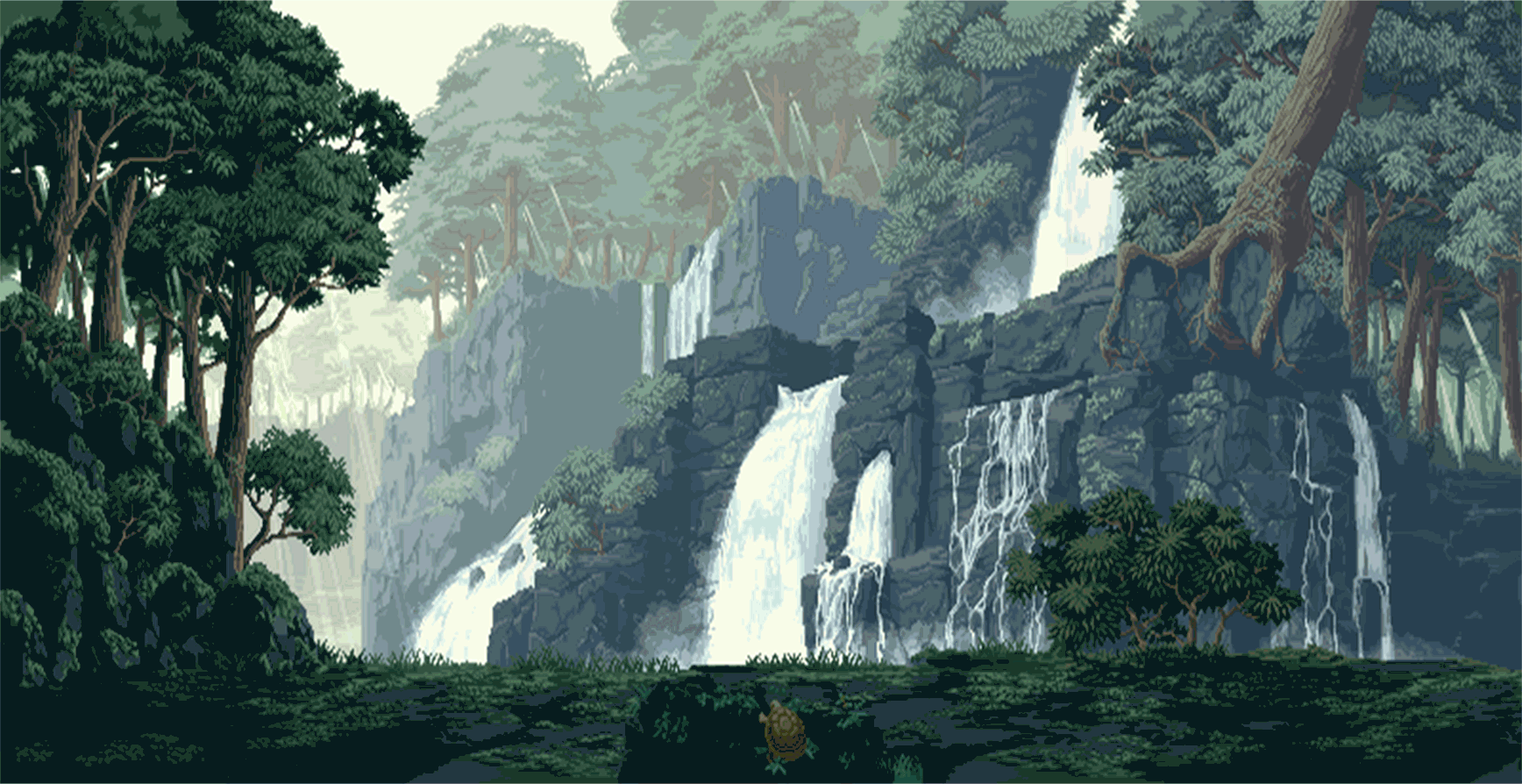 Forest Pixel Art Wallpapers - Top Free Forest Pixel Art Backgrounds ...