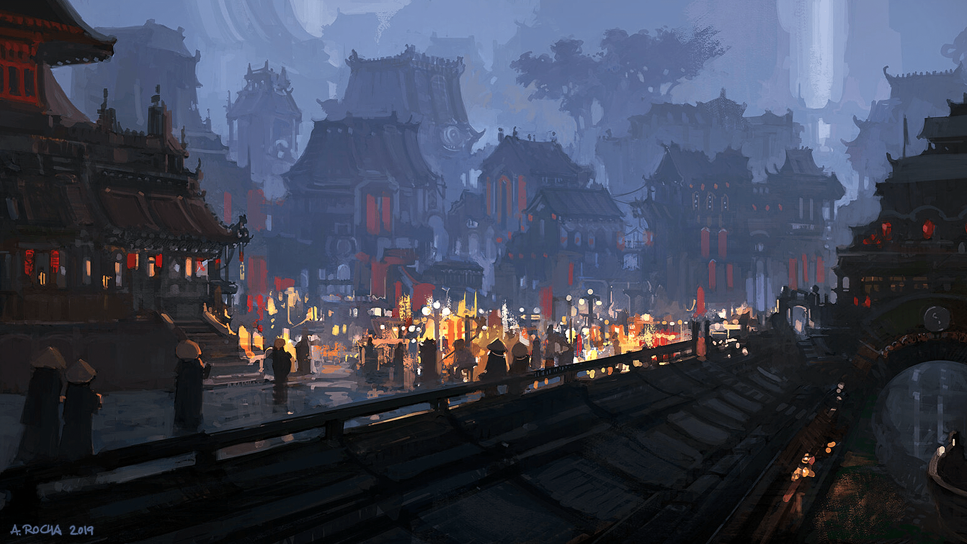 Asian City Wallpapers - Top Free Asian City Backgrounds - WallpaperAccess