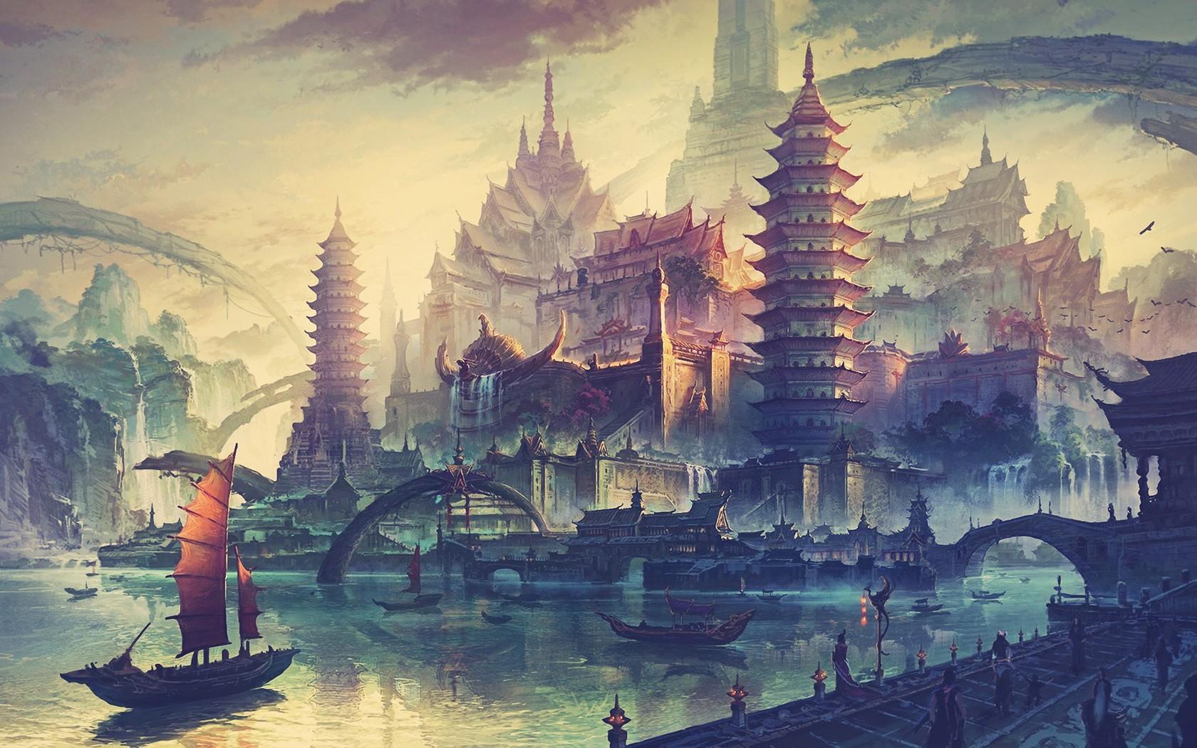 Asian City Wallpapers - Top Free Asian City Backgrounds - WallpaperAccess