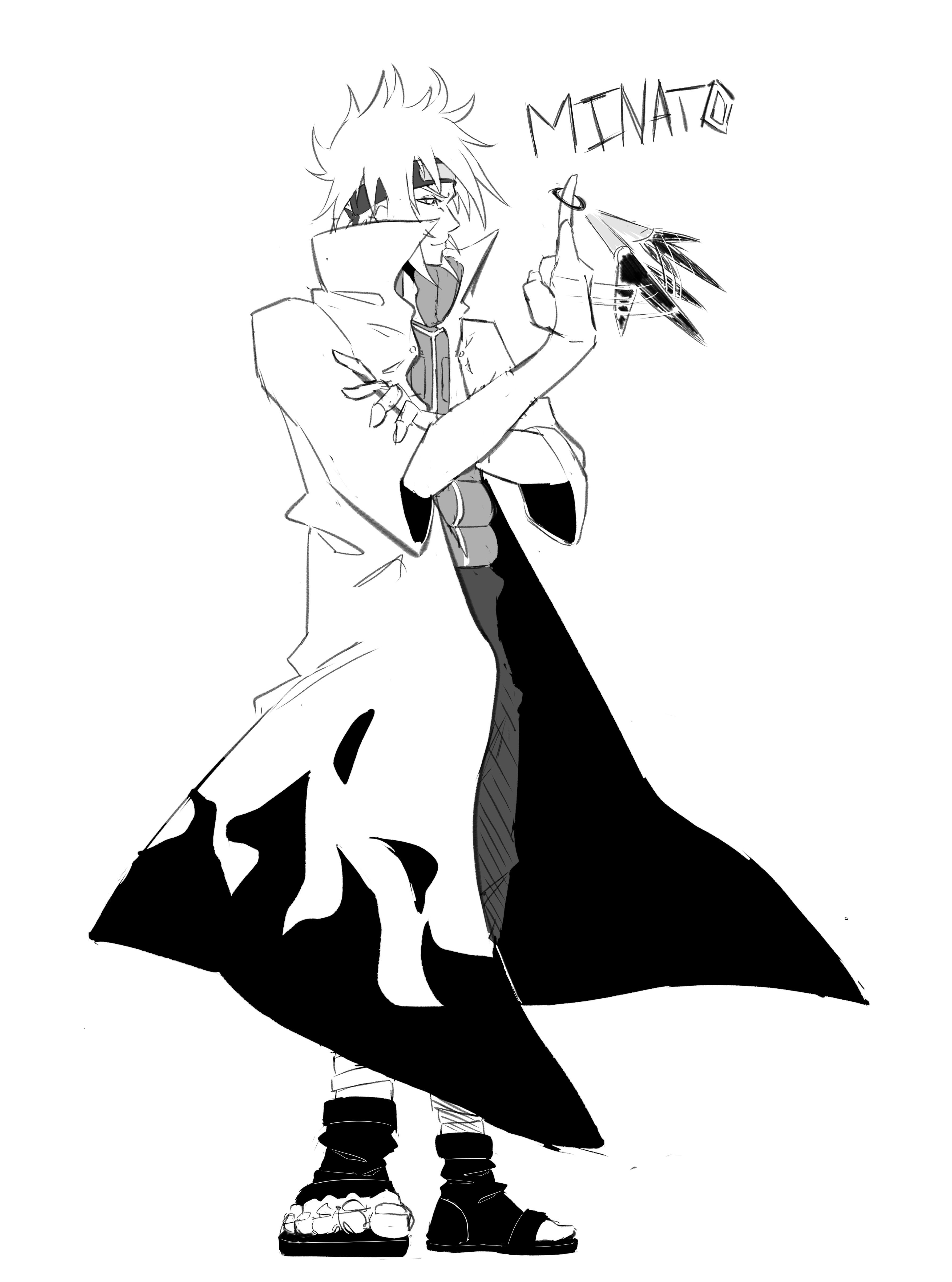 Minato Black and White Wallpapers - Top Free Minato Black and White ...