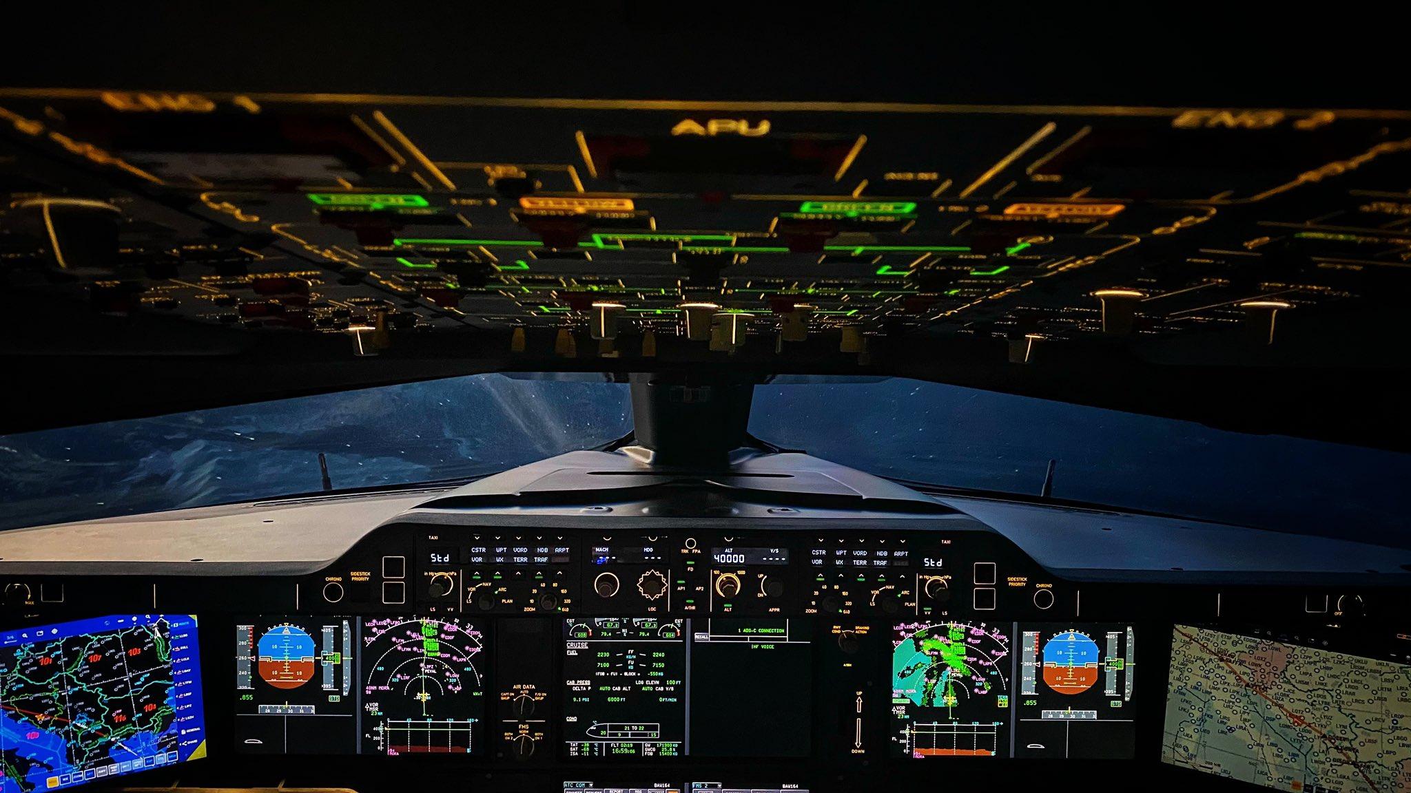 Airbus Cockpit Wallpapers - Top Free Airbus Cockpit Backgrounds ...
