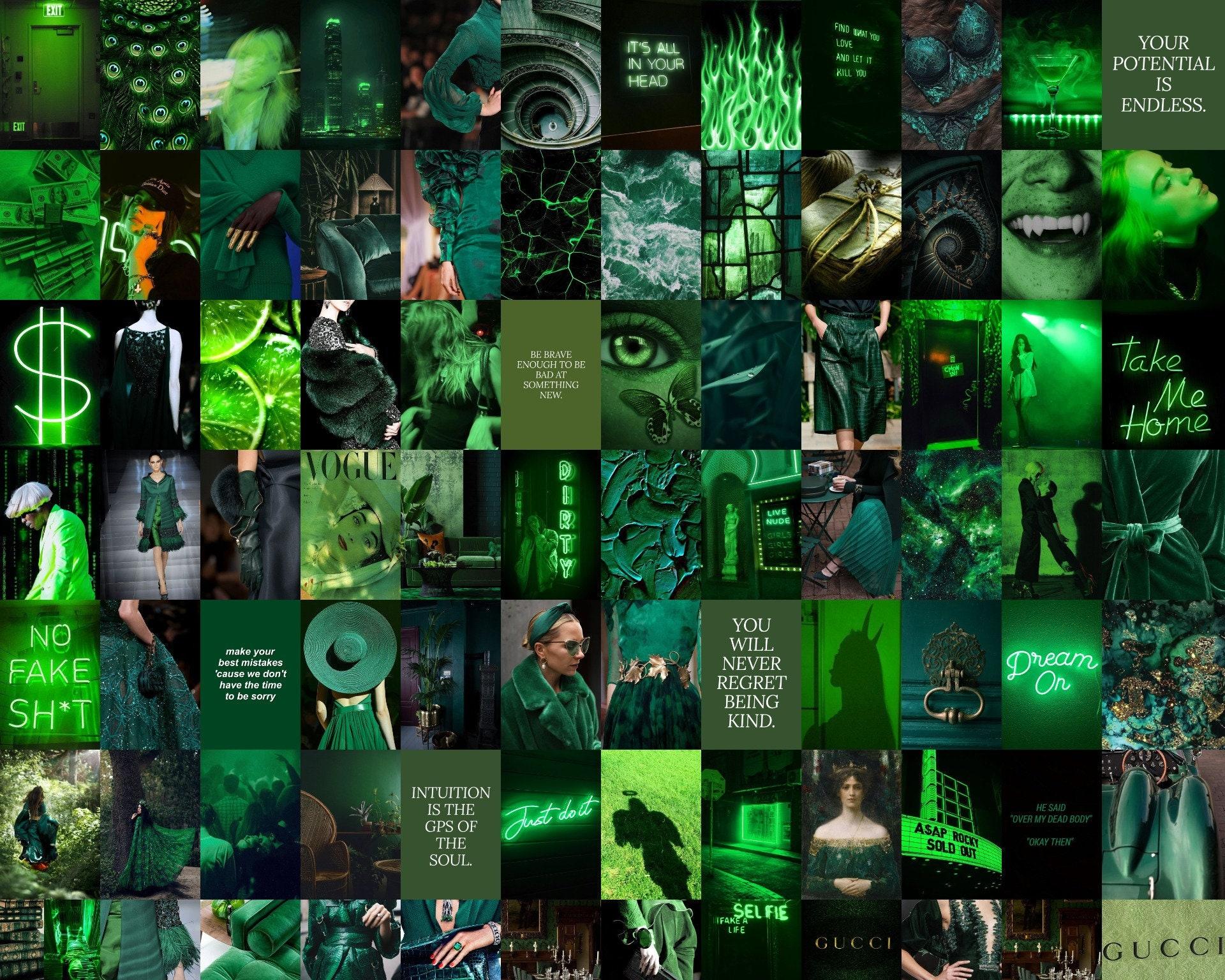 Green Aesthetic Collage Wallpapers - Top Free Green Aesthetic Collage ...
