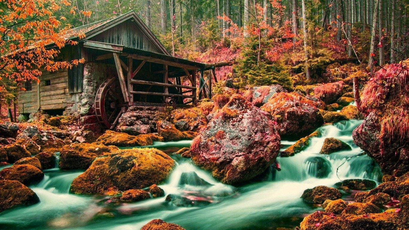 Water Mill Wallpapers - Top Free Water Mill Backgrounds - WallpaperAccess