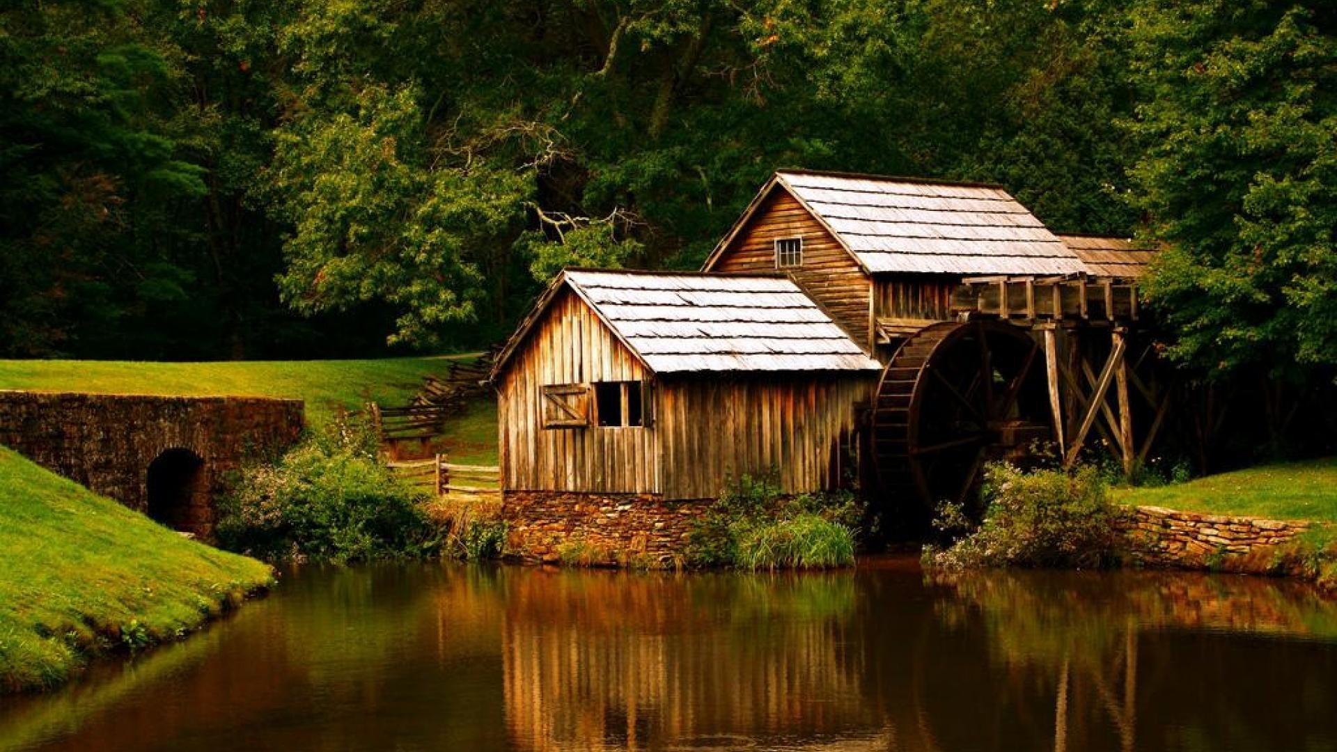 Water Mill Wallpapers - Top Free Water Mill Backgrounds - WallpaperAccess