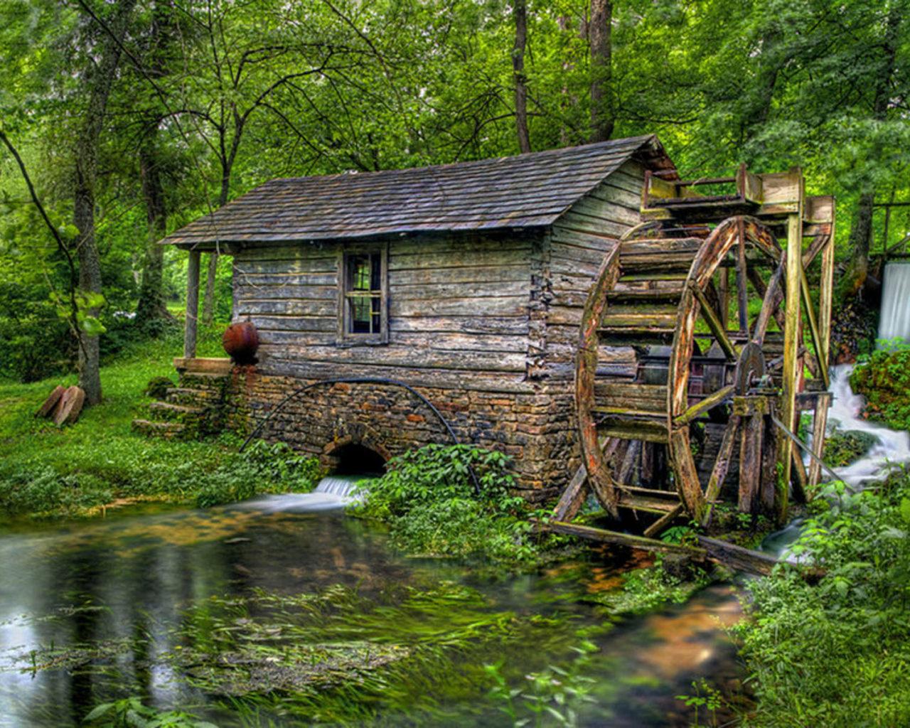 Water Mill Wallpapers - Top Free Water Mill Backgrounds - WallpaperAccess