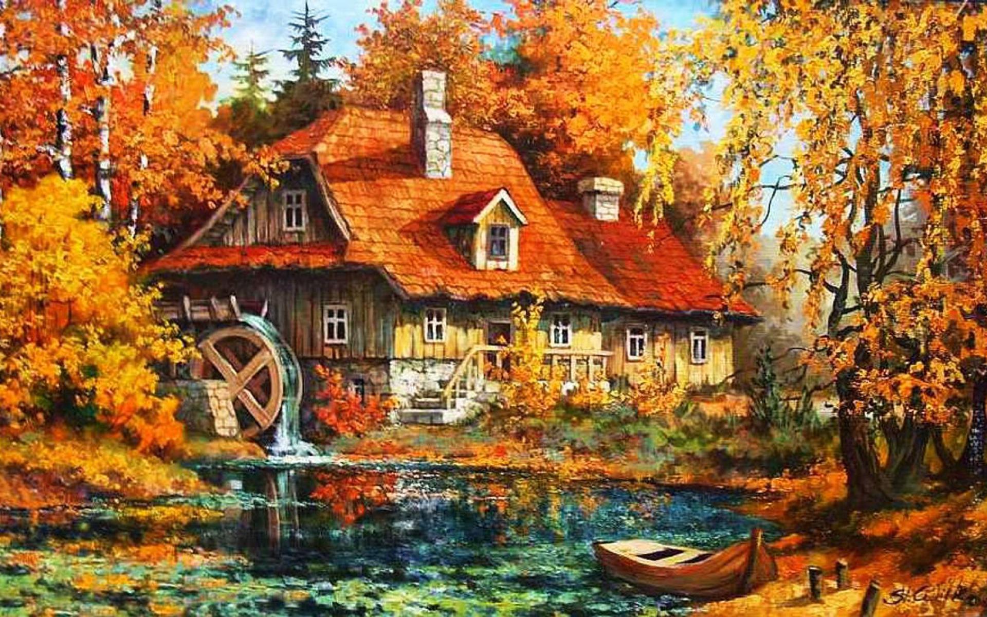 Water Mill Wallpapers - Top Free Water Mill Backgrounds - WallpaperAccess