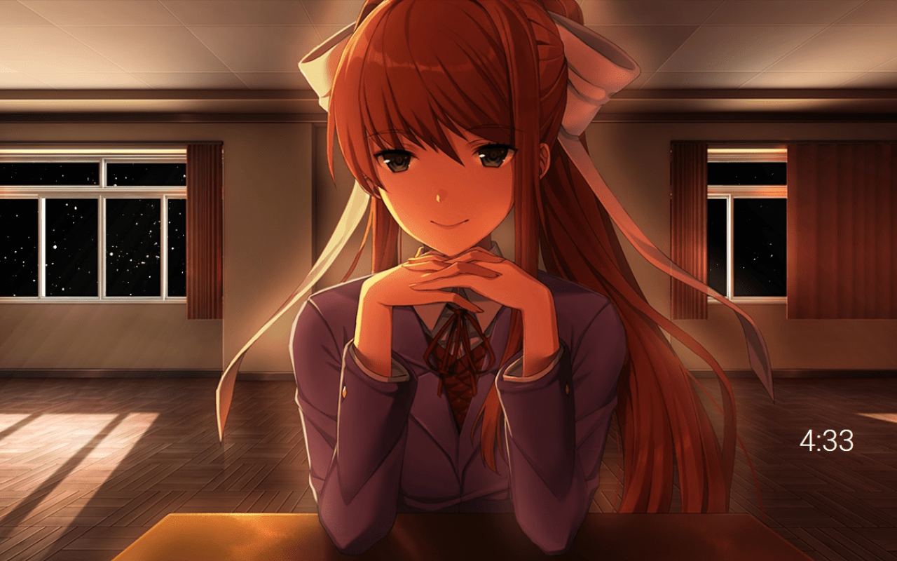 Just Monika Wallpapers - Top Free Just Monika Backgrounds - WallpaperAccess