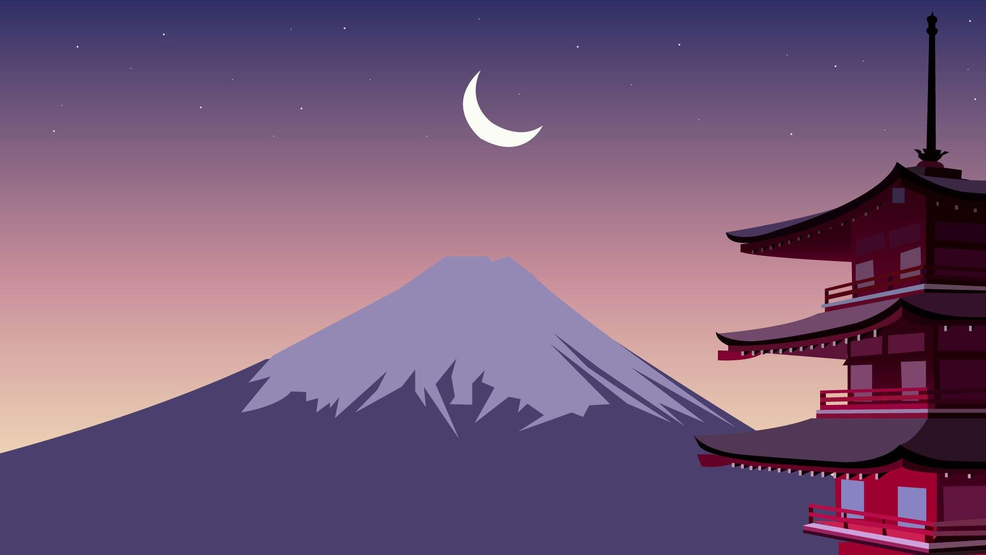 Mount Fuji Purple Wallpapers - Top Free Mount Fuji Purple Backgrounds ...