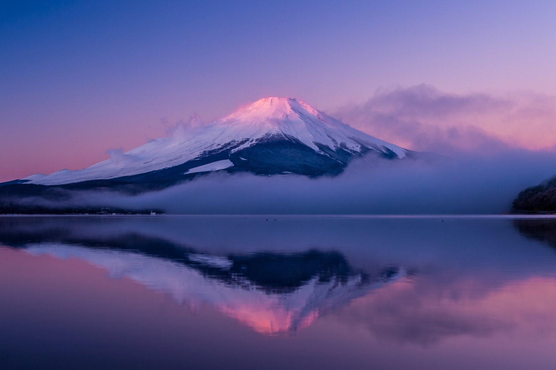 Mount Fuji Purple Wallpapers - Top Free Mount Fuji Purple Backgrounds ...