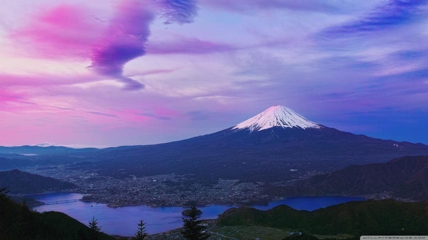 Mount Fuji Purple Wallpapers - Top Free Mount Fuji Purple Backgrounds ...