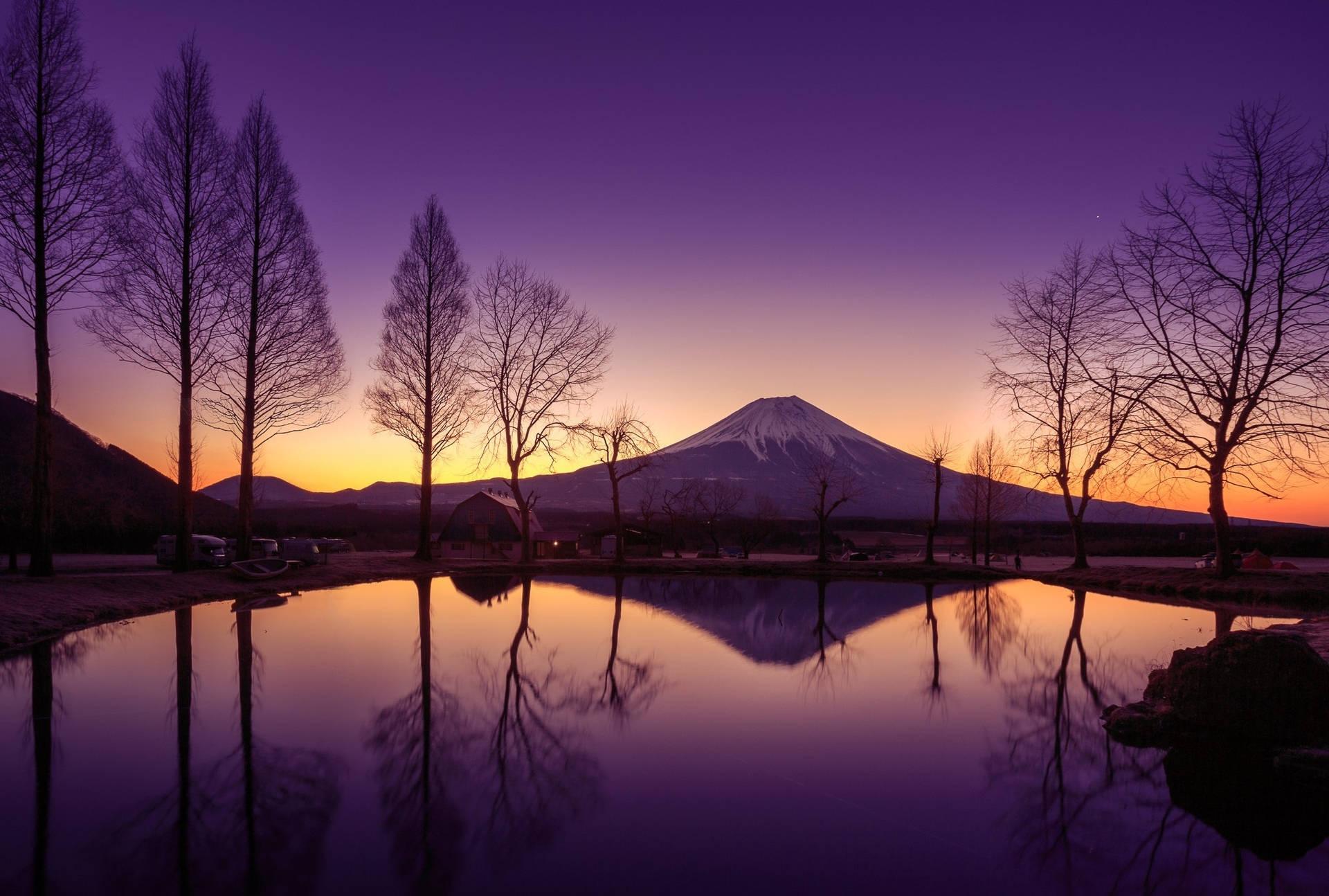 Mount Fuji Purple Wallpapers - Top Free Mount Fuji Purple Backgrounds ...