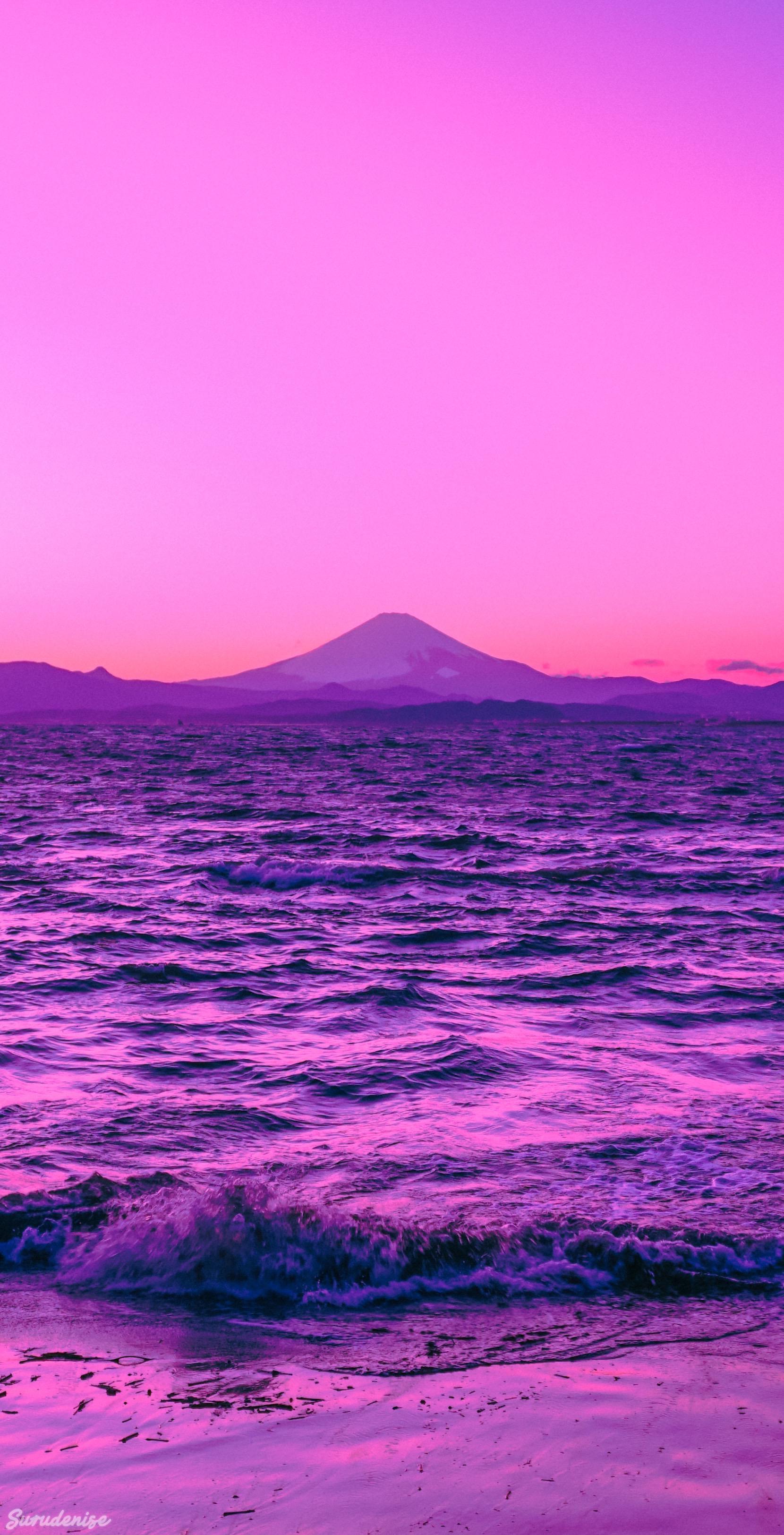 Mount Fuji Purple Wallpapers - Top Free Mount Fuji Purple Backgrounds ...
