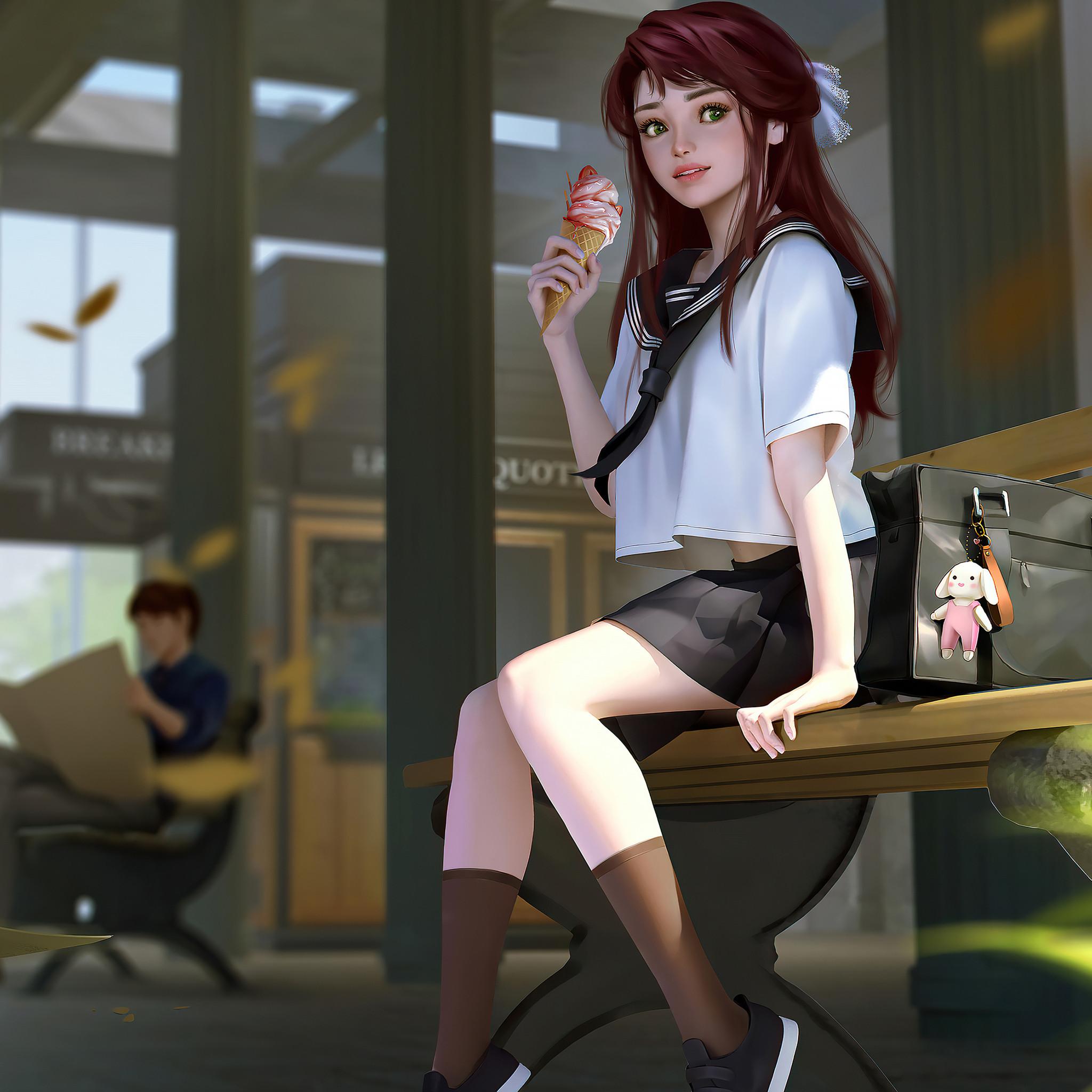 Ice Cream Anime Wallpapers - Top Free Ice Cream Anime Backgrounds ...