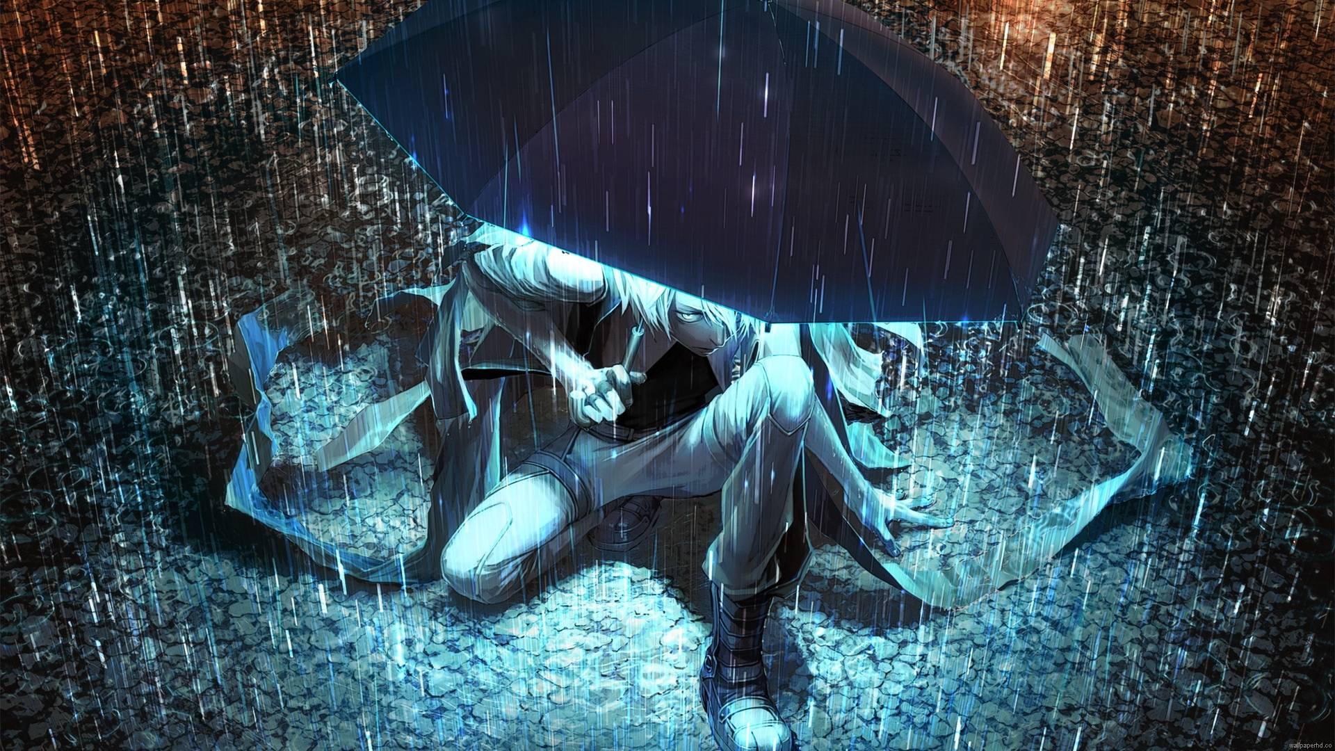 Anime Boy In Rain Wallpapers - Top Free Anime Boy In Rain Backgrounds ...