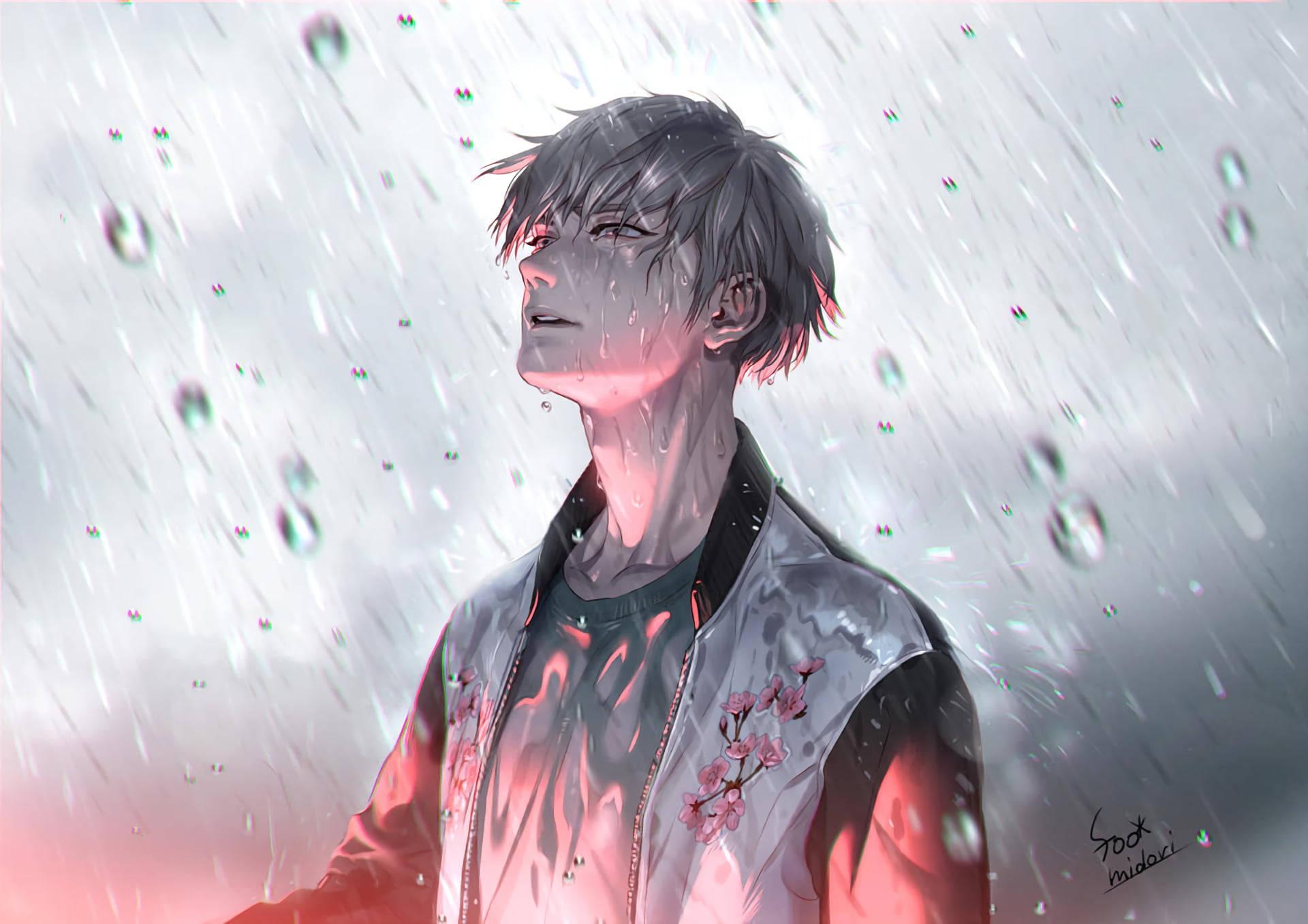 Anime Boy In Rain Wallpapers - Top Free Anime Boy In Rain Backgrounds ...