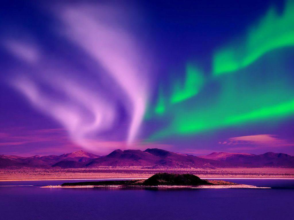 Purple Aurora Borealis Wallpapers - Top Free Purple Aurora Borealis ...