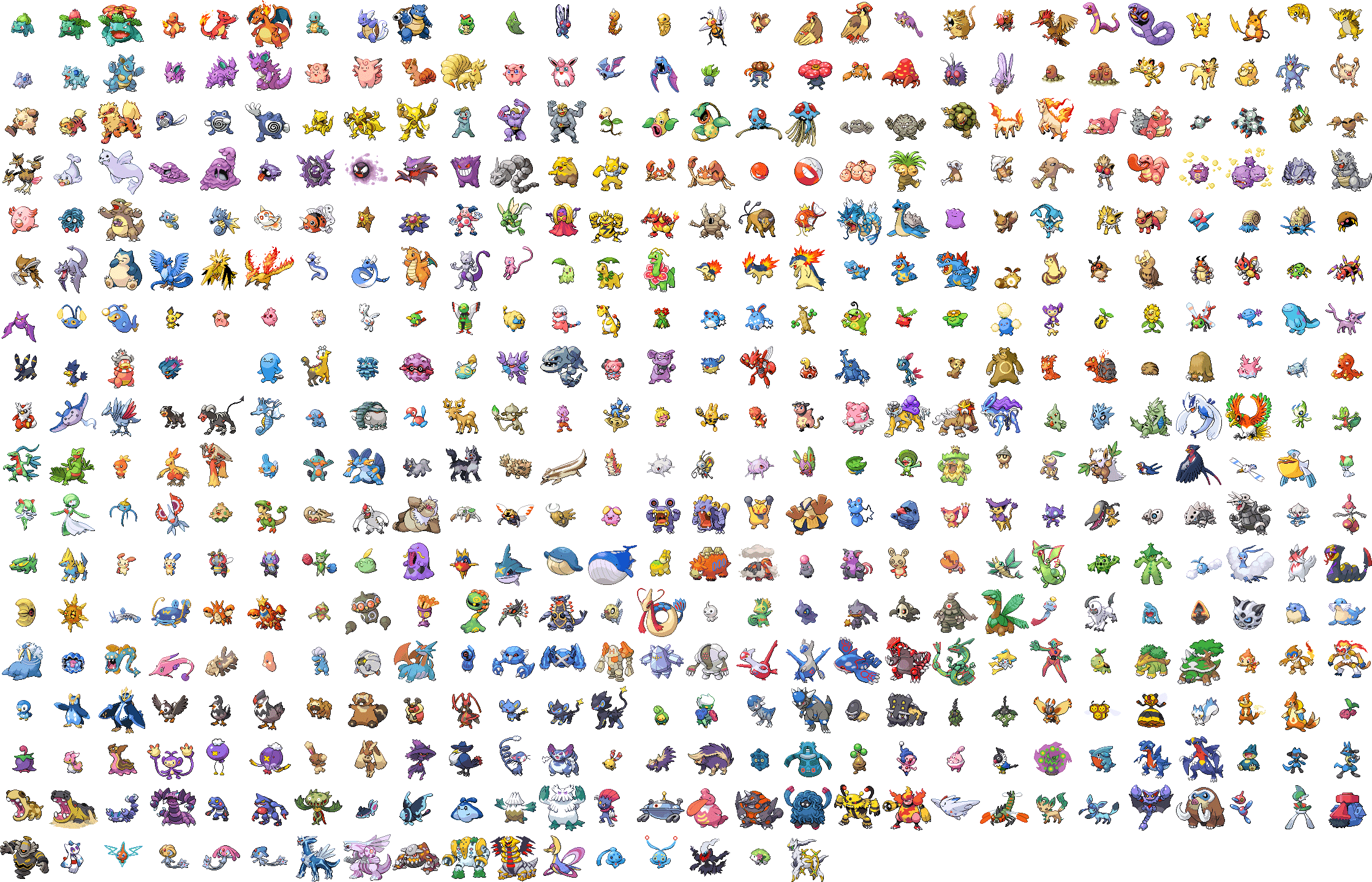 Pokemon Sprite Wallpapers - Top Free Pokemon Sprite Backgrounds ...