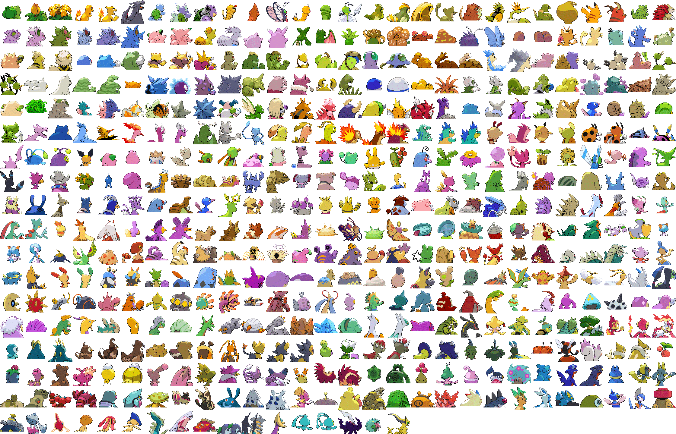 Pokemon Sprite Wallpapers - Top Free Pokemon Sprite Backgrounds ...