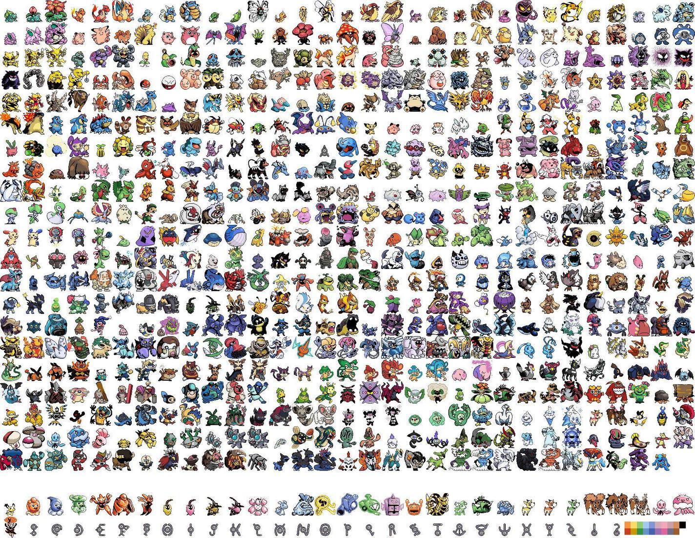 Pokemon Sprite Wallpapers - Top Free Pokemon Sprite Backgrounds ...