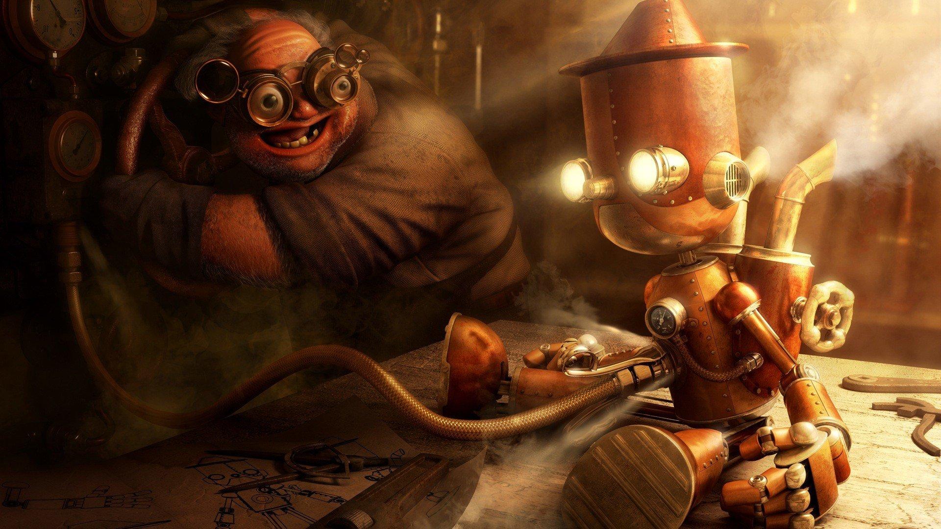 Steampunk Robot Wallpapers - Top Free Steampunk Robot Backgrounds ...