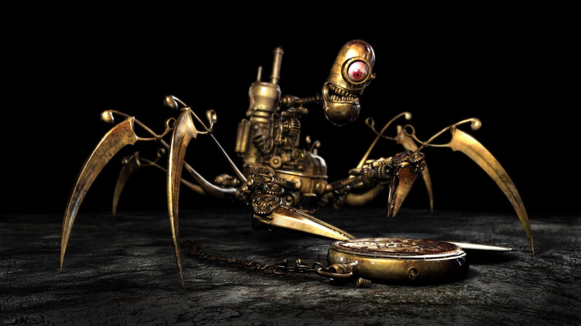 Steampunk Robot Wallpapers - Top Free Steampunk Robot Backgrounds ...