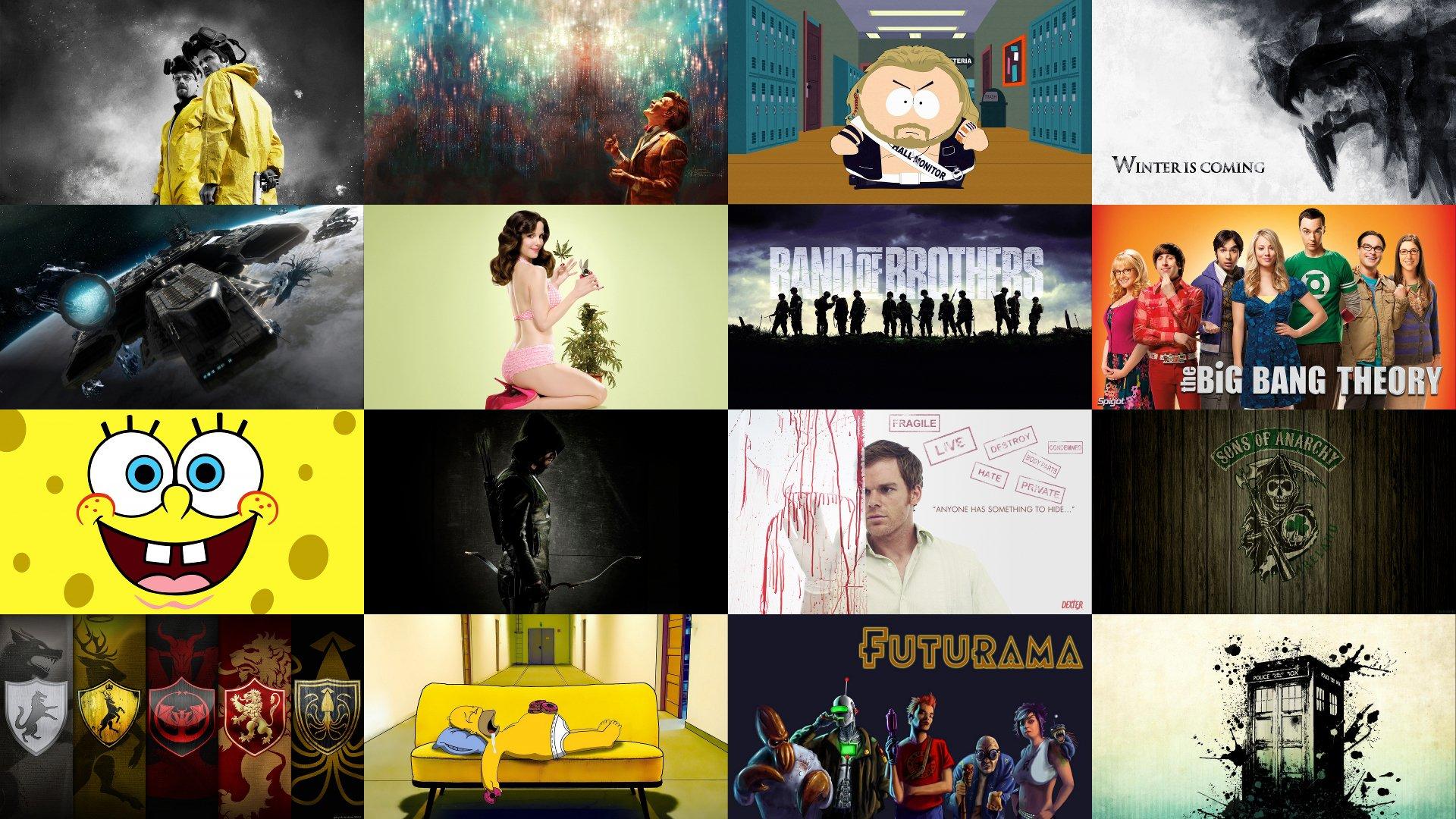 Tv Collage Wallpapers - Top Free Tv Collage Backgrounds - WallpaperAccess