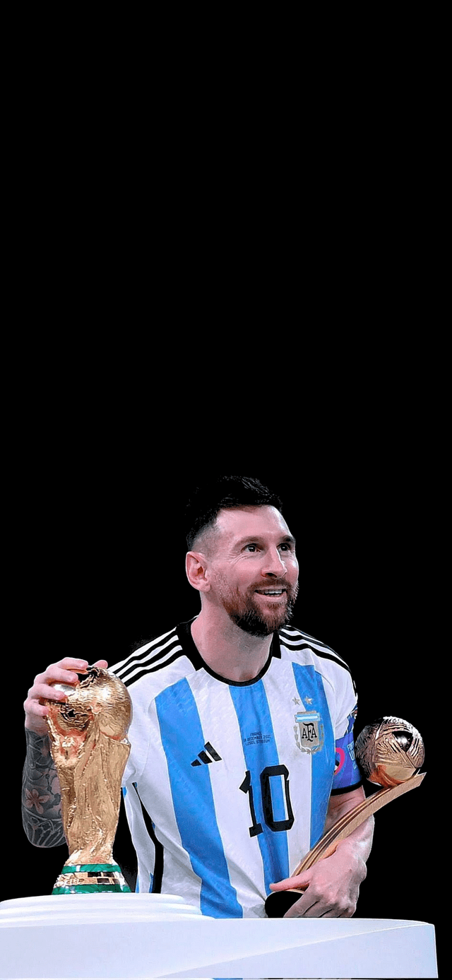 Messi With World Cup Wallpapers - Top Free Messi With World Cup ...