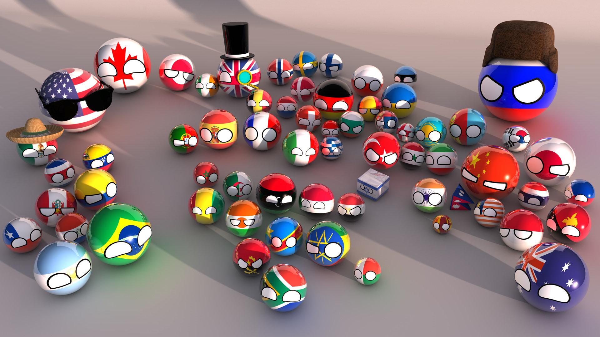 Countryball Wallpapers - Top Free Countryball Backgrounds - WallpaperAccess