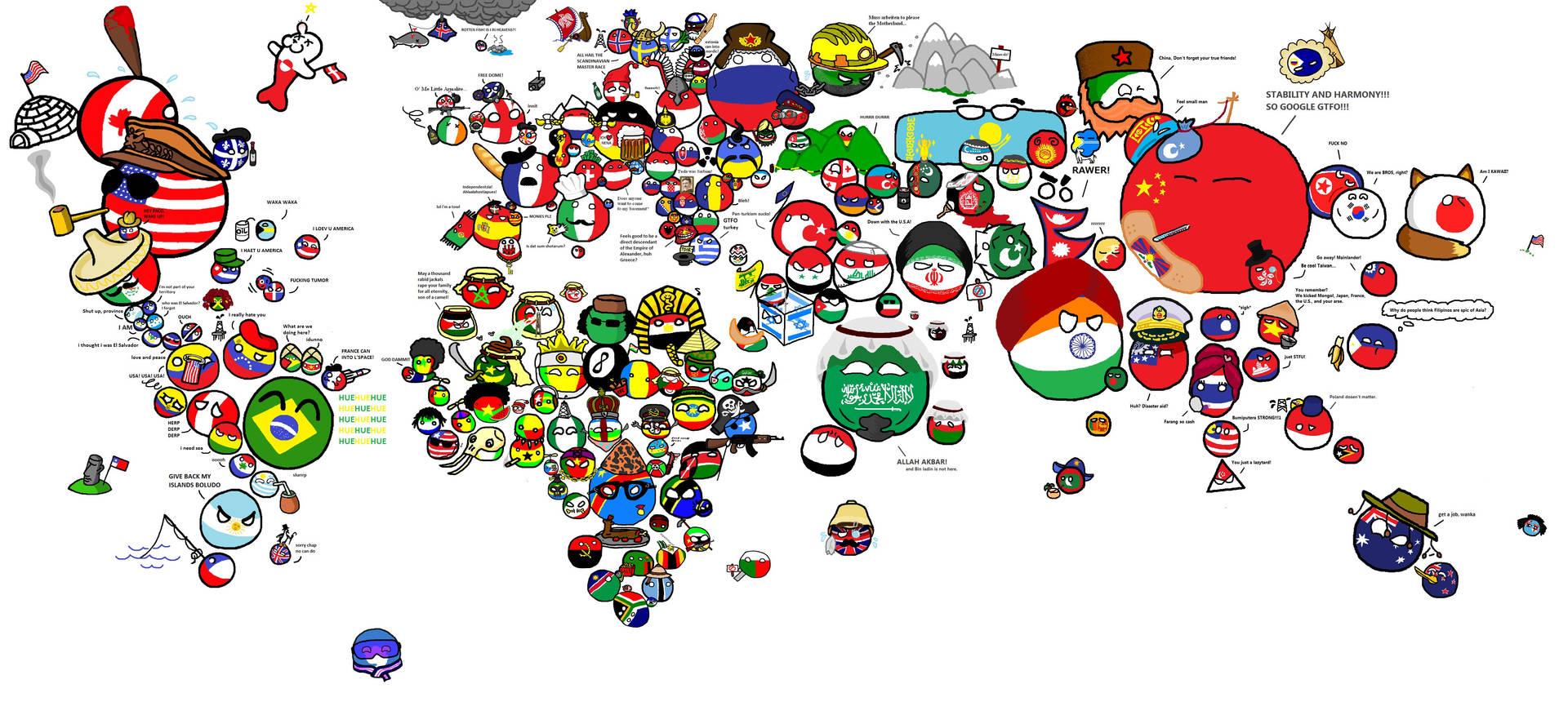 Countryball Wallpapers - Top Free Countryball Backgrounds - WallpaperAccess